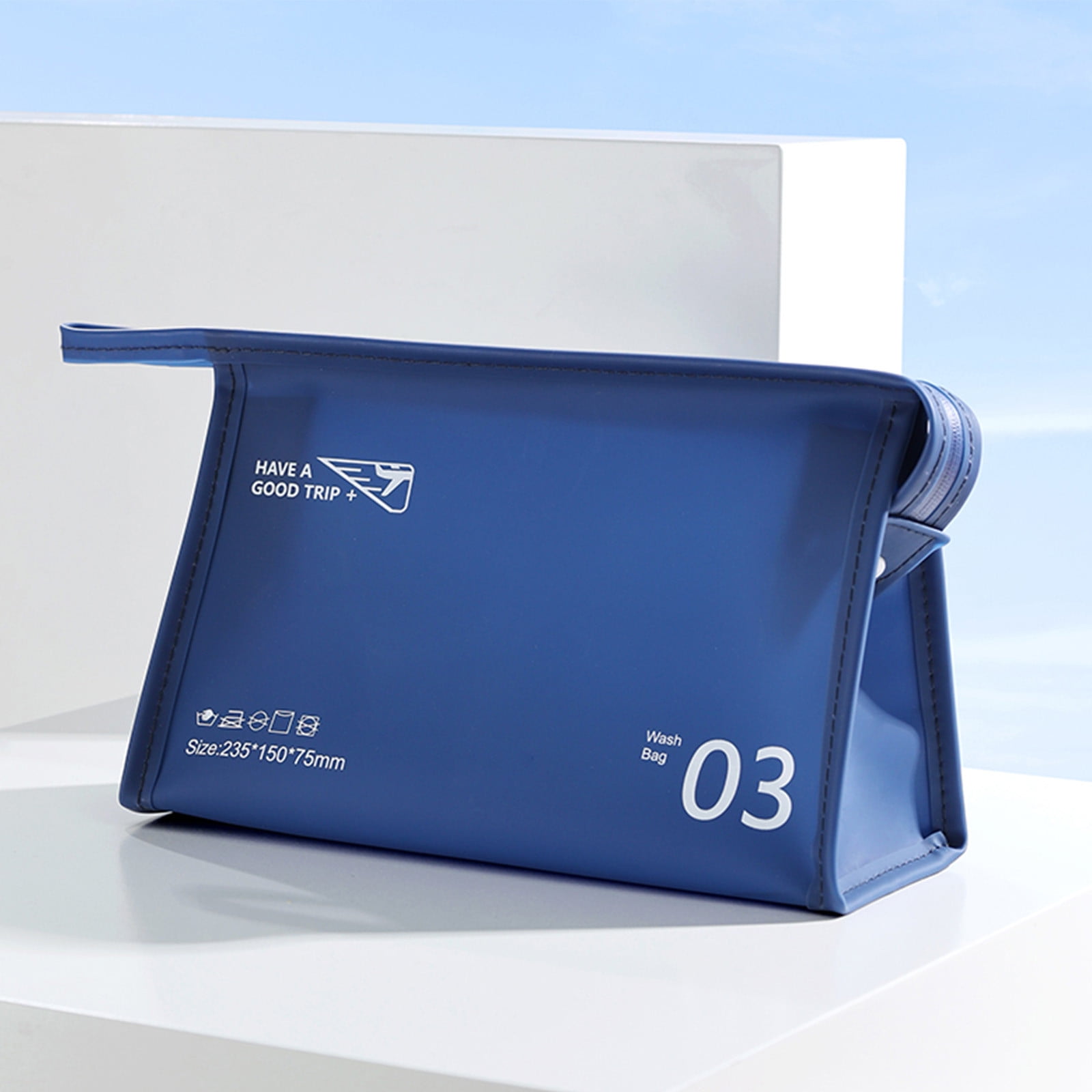 BAOPAI Waterproof Cosmetic Bag with Jelly Texture for Travel and Daily ...