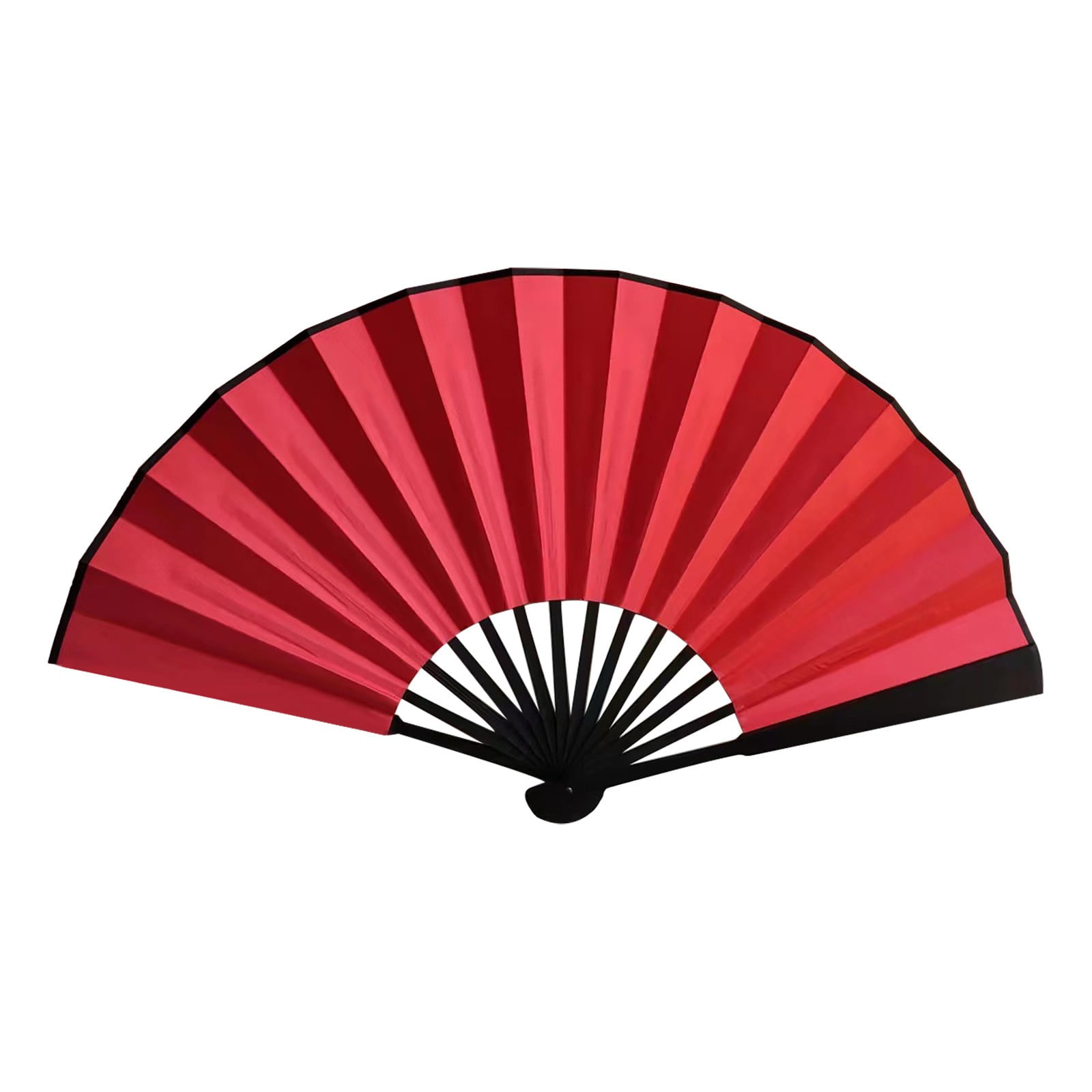 BAOQIN 13-Inch Folding Hand Fan, Wood Hand Held Folding Fans Chinese ...
