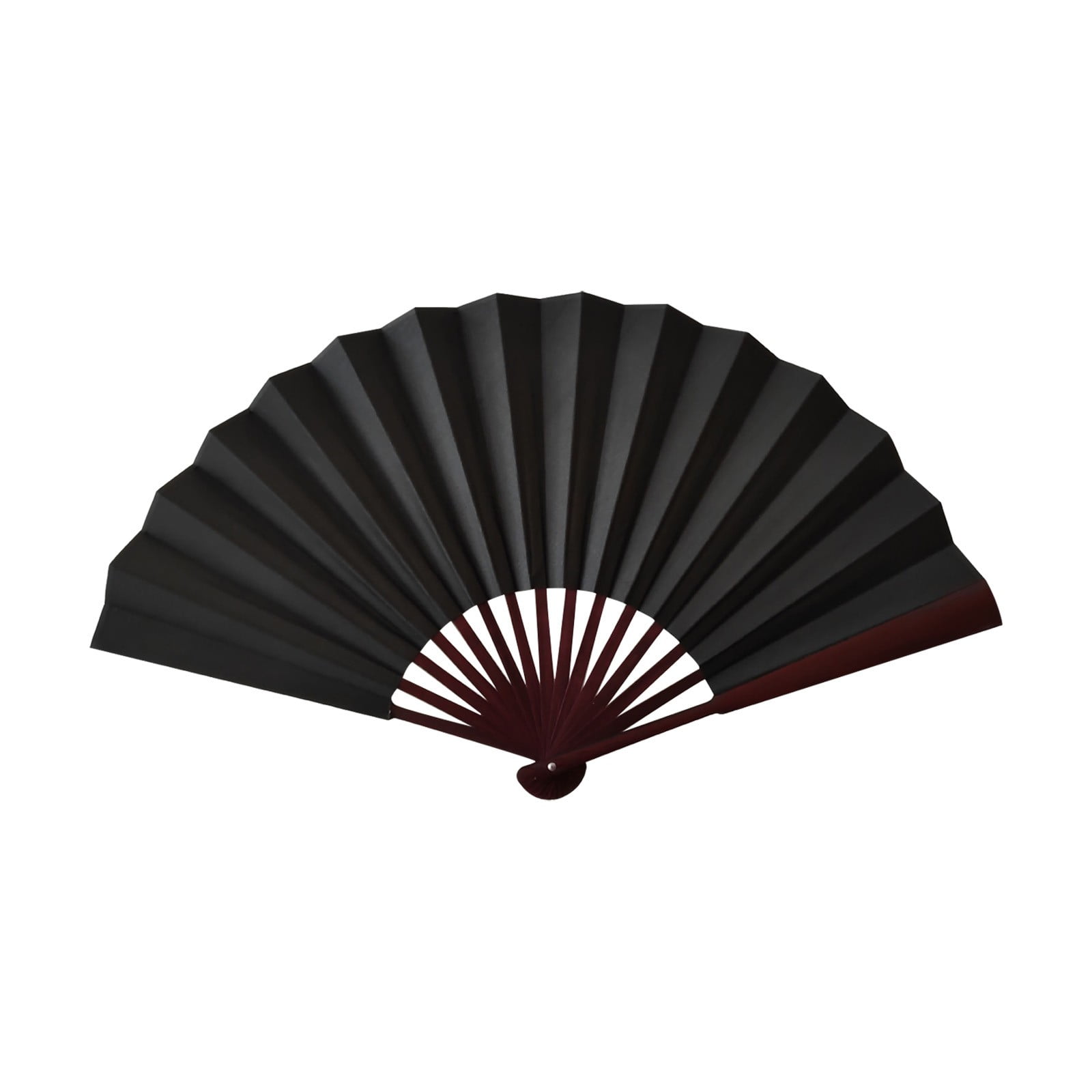 BAOQIN 13-Inch Folding Hand Fan, Wood Hand Held Folding Fans Chinese ...