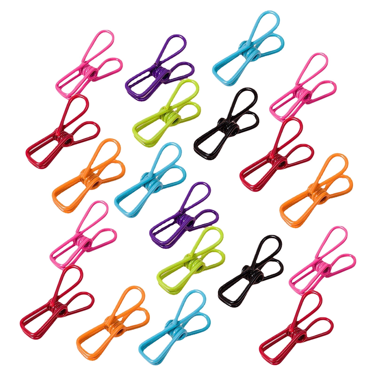 BAOQIN Chip Clips, Utility PVC-Coated Steel Clip for Food Package ...