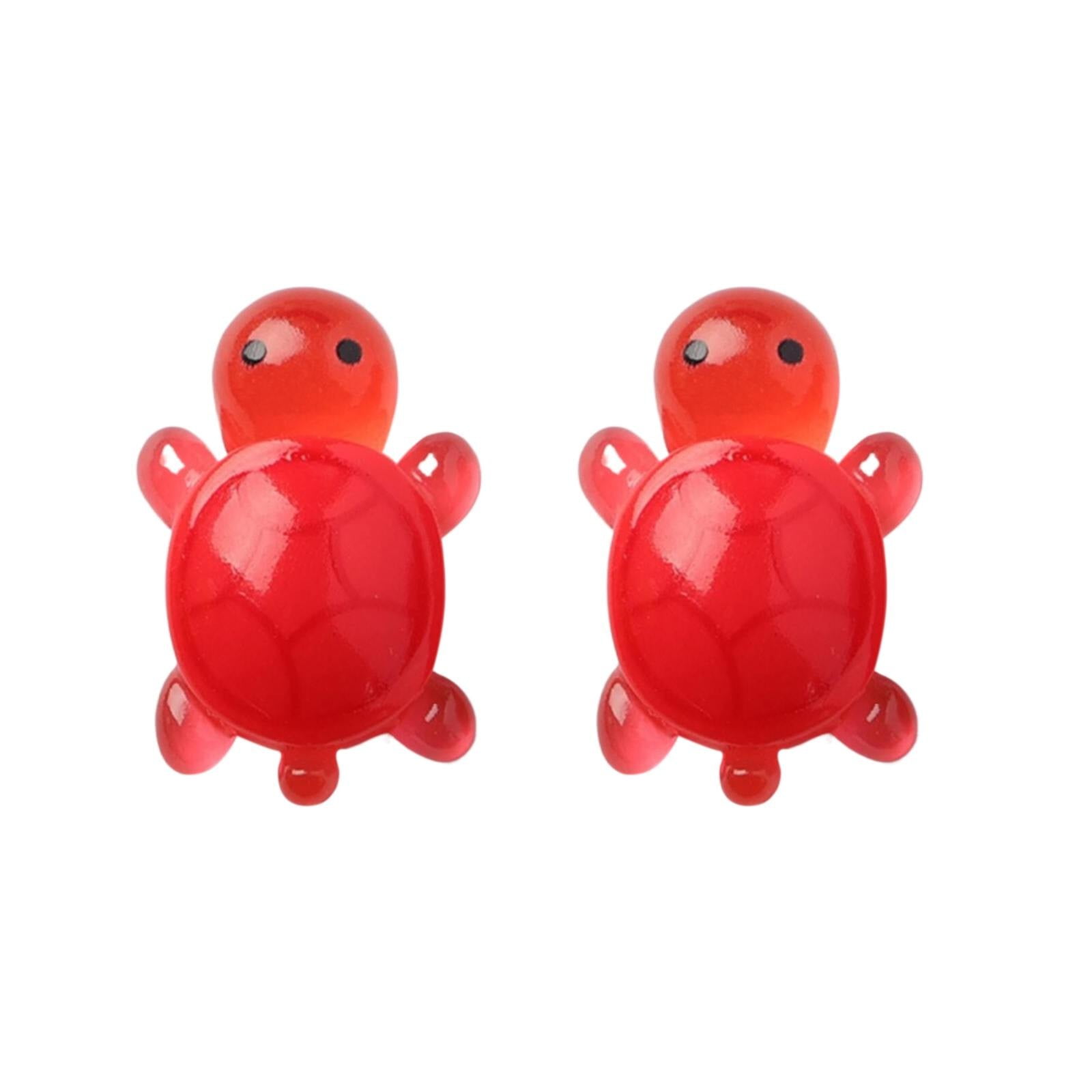BAOQIN Deals！ 2Pcs Turtles Tiny Resin Turtles Figurines to Hide Resin ...