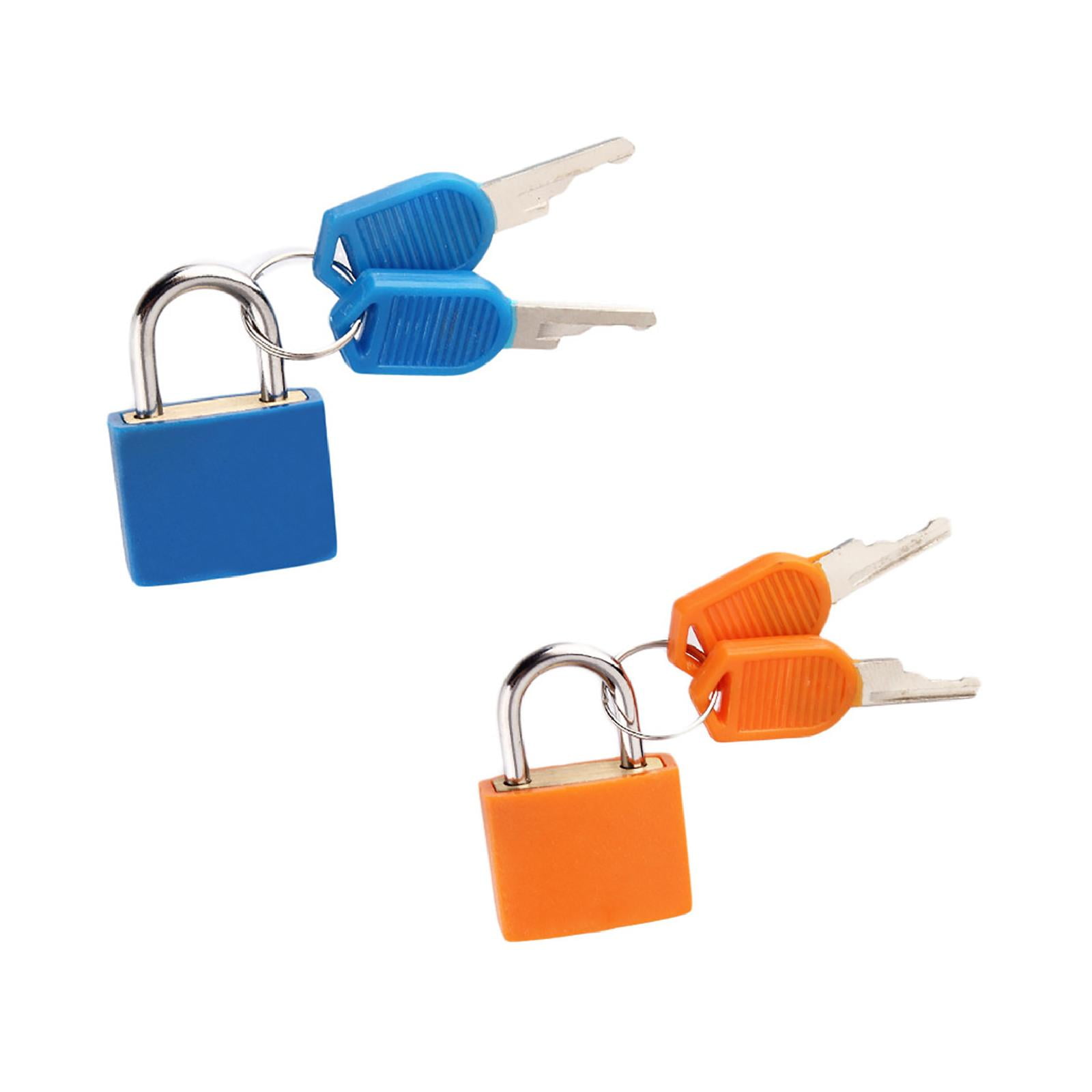 BAOQIN Small Suitcase Locks with 2 Keys, Small Padlocks for Locker ...