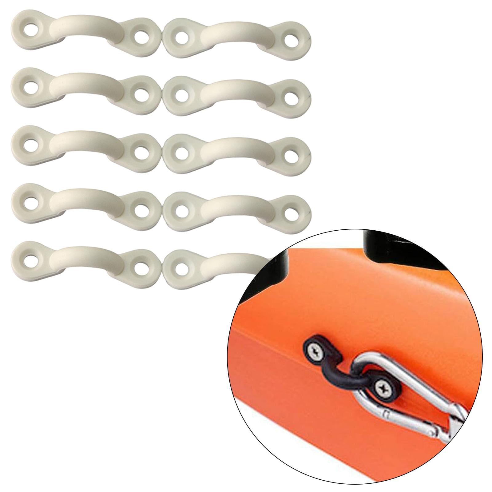 BAOSITY 10Pcs Kayak Pad Eye ,Deck Loops Tie Down Pad ,High Performance ...