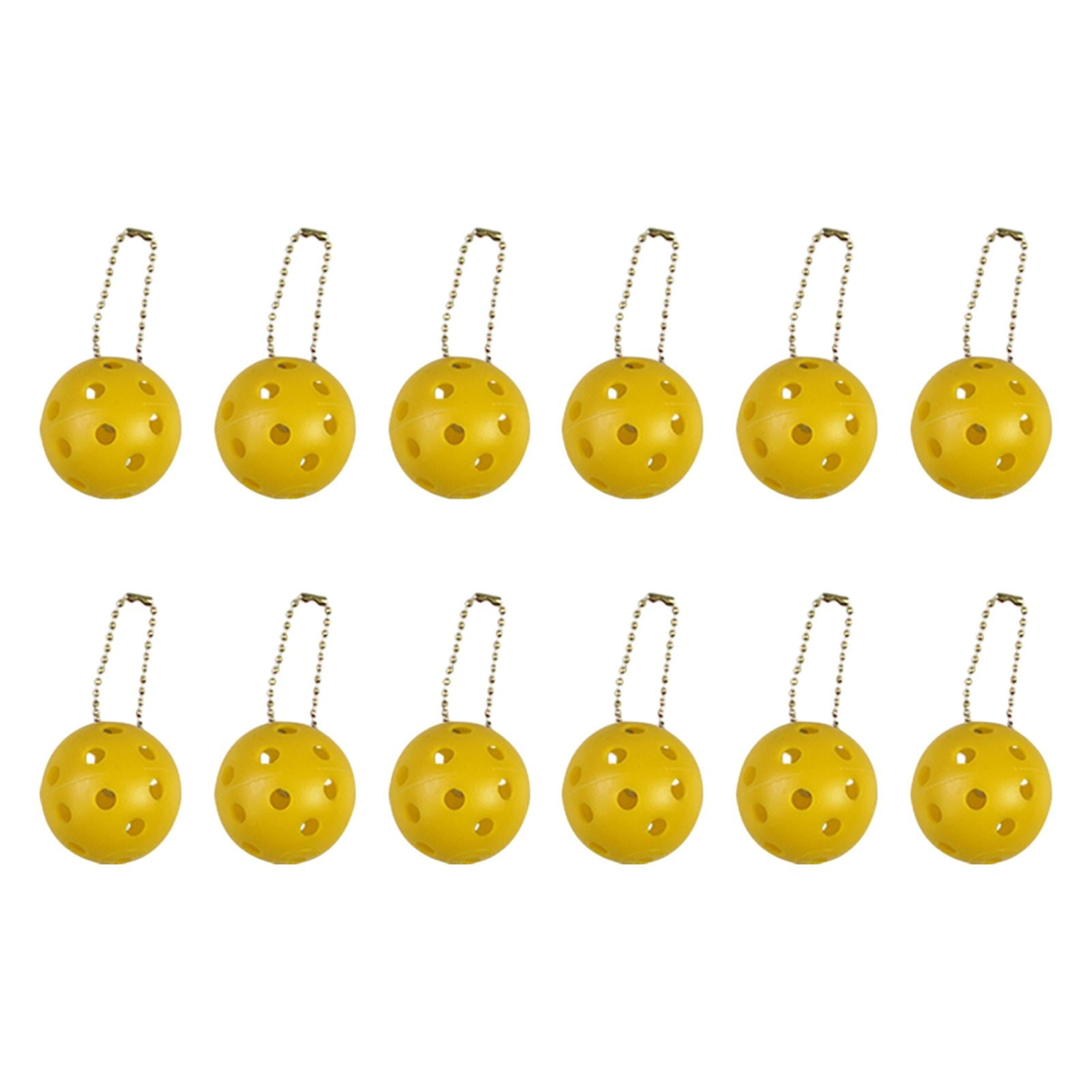 BAOSITY 12 Pieces Pickleball Keychain Bag Charms Car Keychain Hanging ...