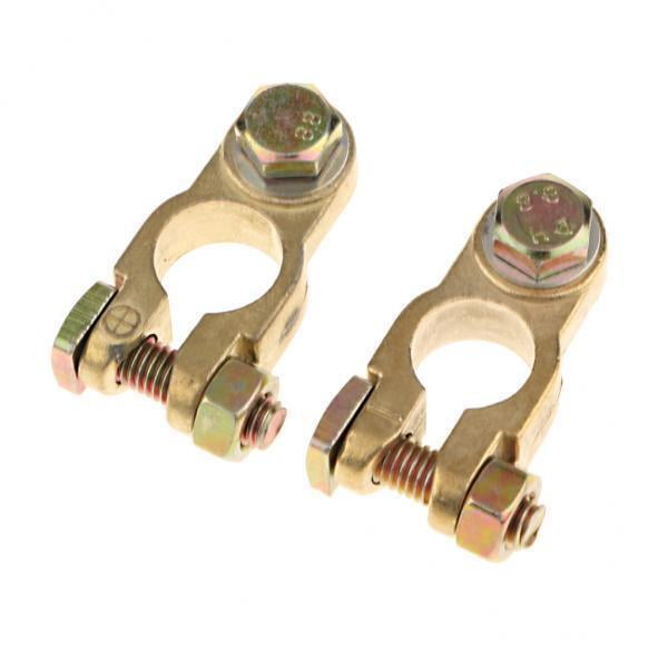 BAOSITY 5xMotorcycle Car Battery Terminals Positive & Negative Clamps ...