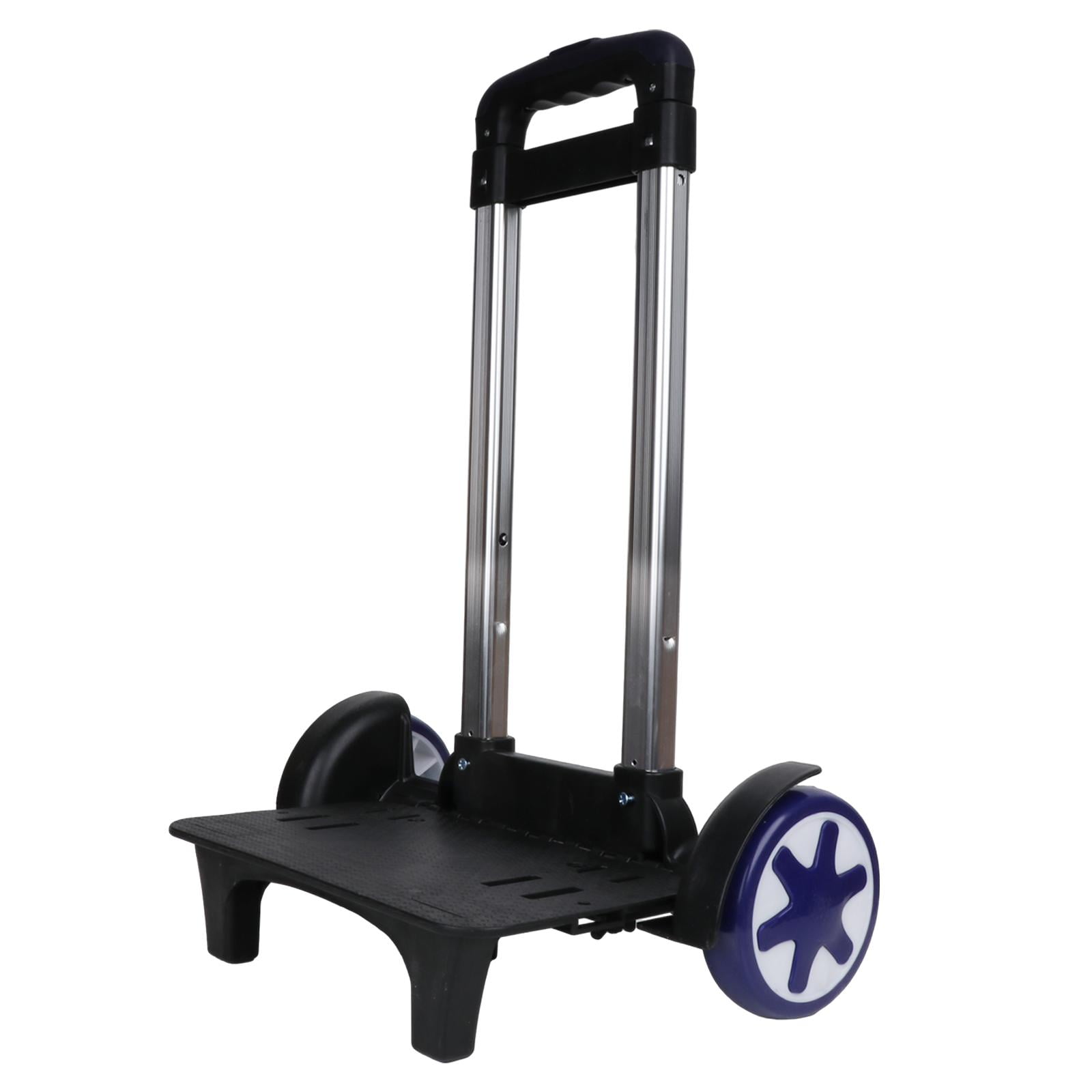 BAOSITY Backpack Trolley Luggage Cart Foldable Portable Compact Black ...