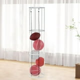 BAOSITY Ball Storage Rack Vertical Ball Rack Freestanding Display Stand ...