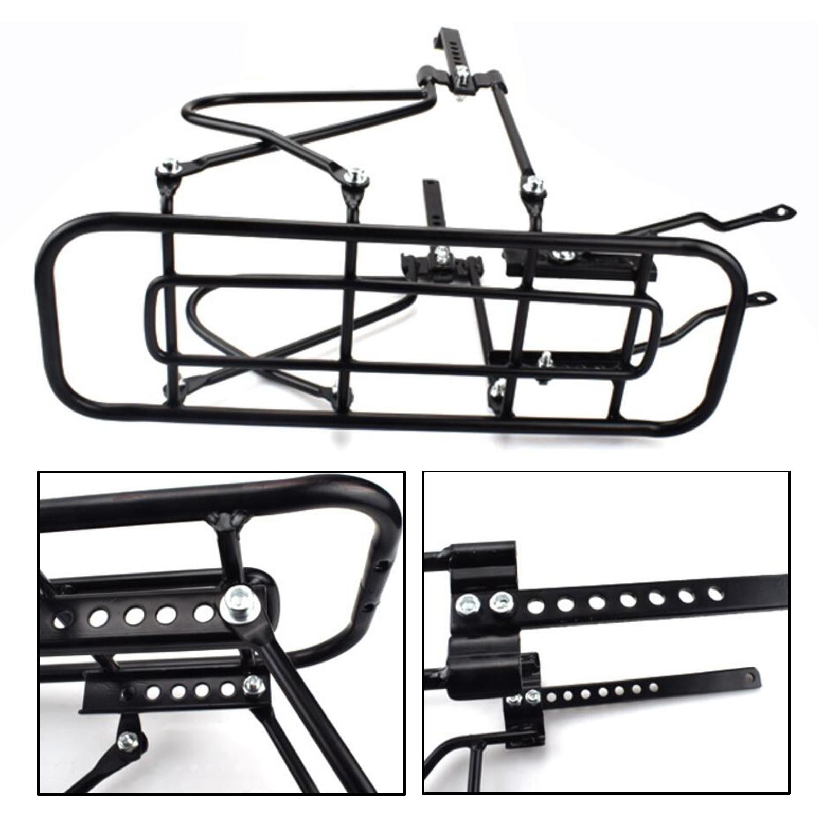 BAOSITY Bike Rear Rack Carrier, Universal Adjustable Rear Rack, Metal ...