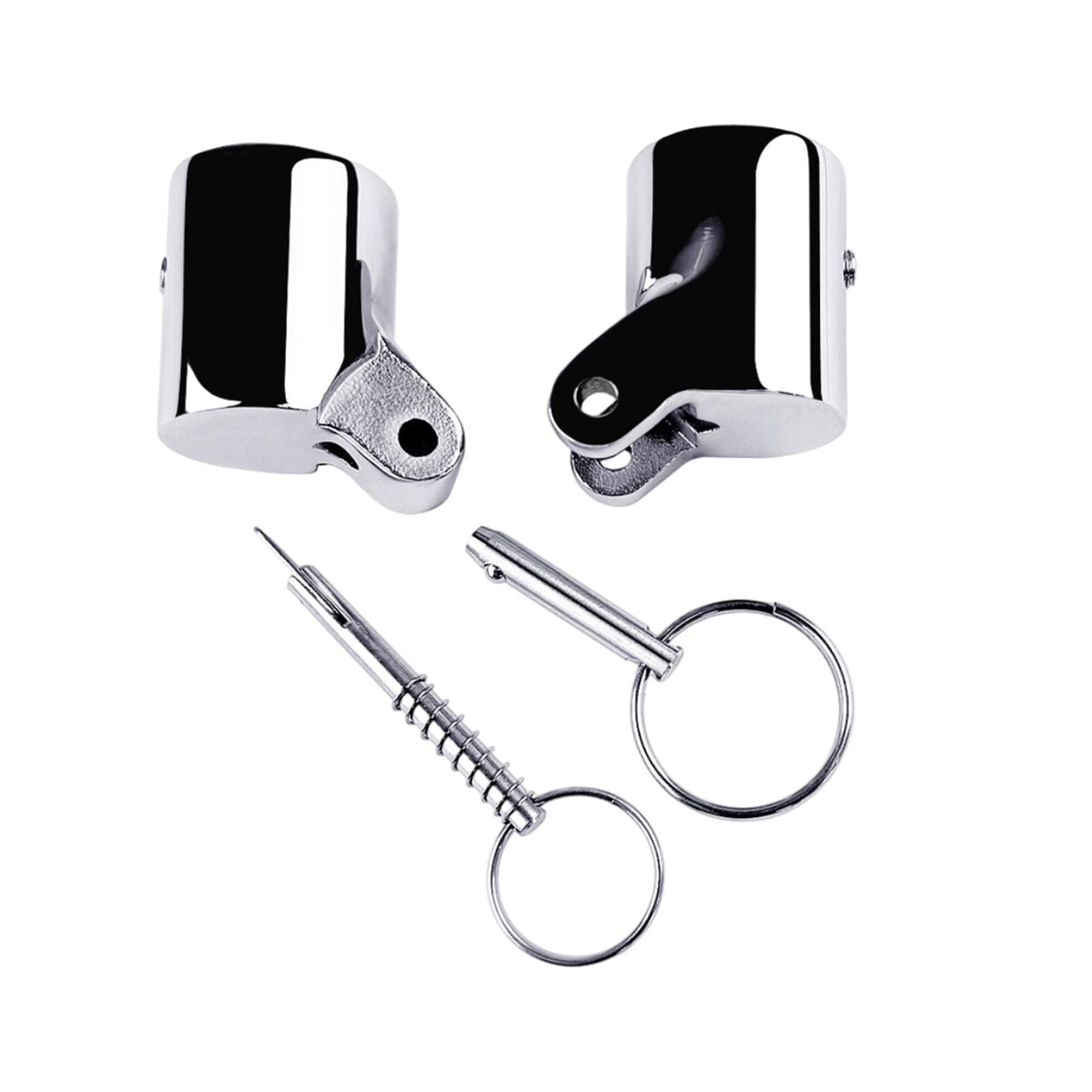 BAOSITY Boat Deck Hinge Mount Boat Railing Pipe Connector Stainless ...