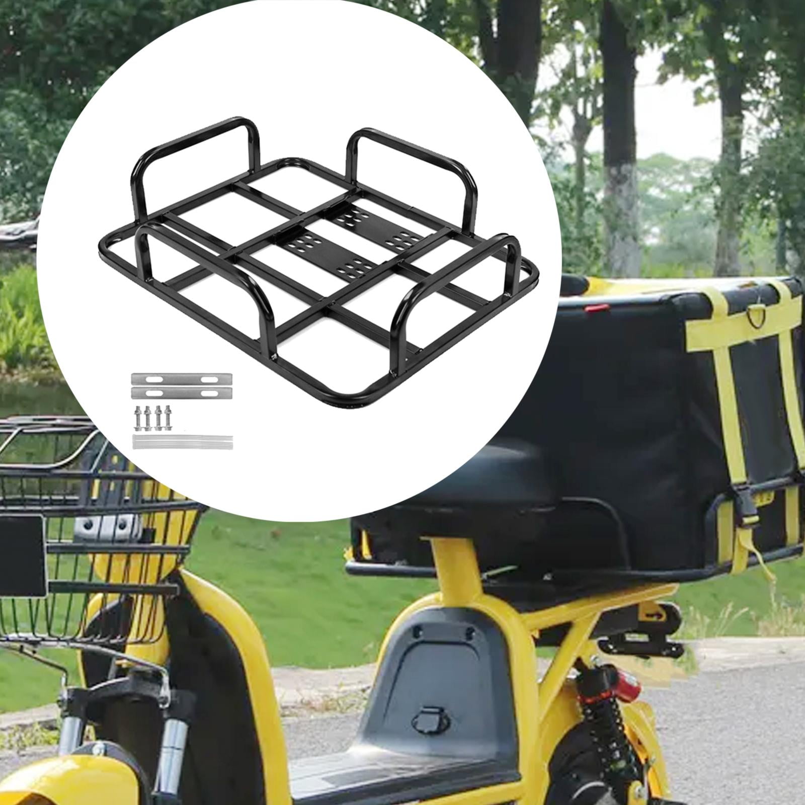 BAOSITY Cargo Carrier,Bike Rear Rack Iron Rear Rack Luggage Rack ...