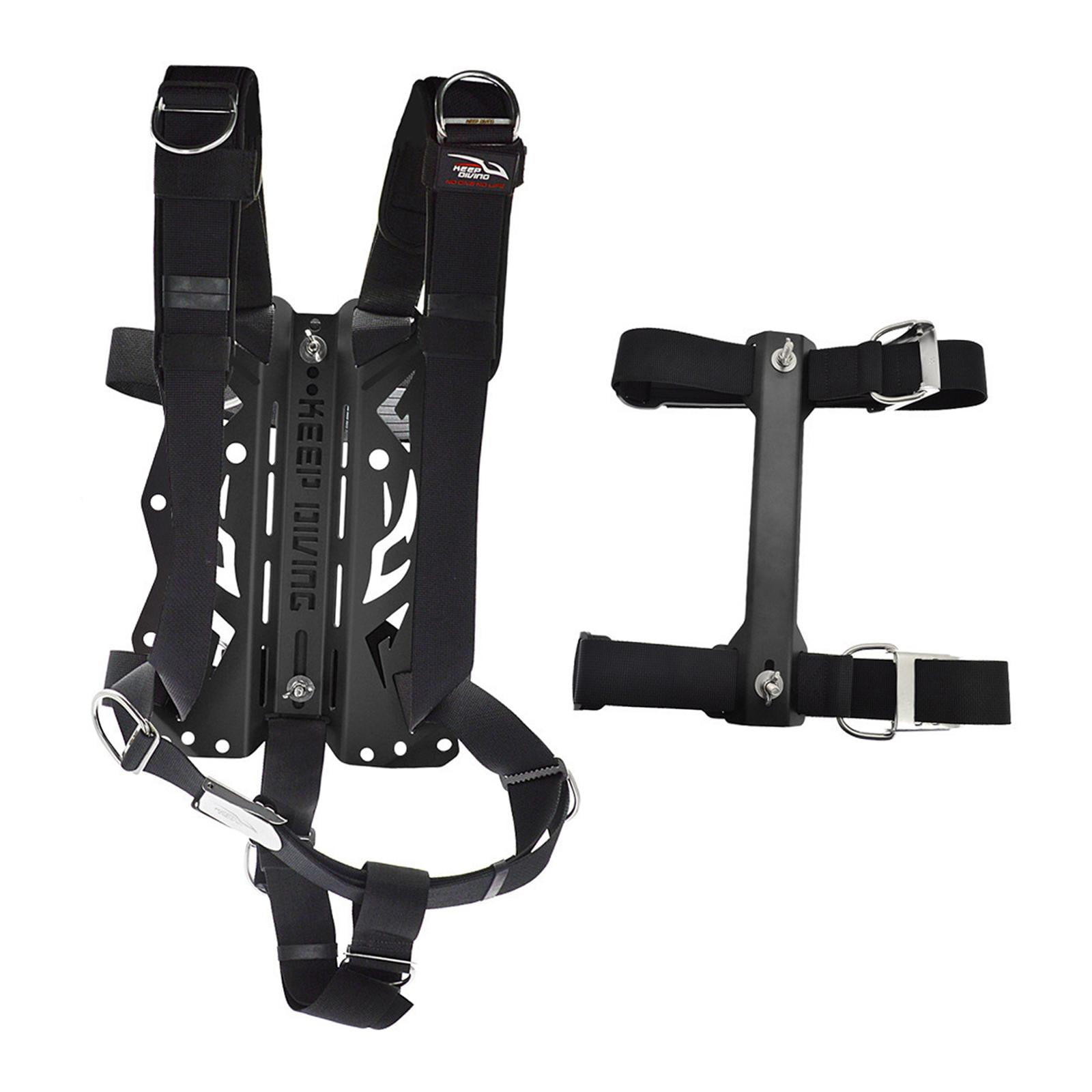 BAOSITY Diving Backplate Set Diving Harness Single Tank Adapter ...
