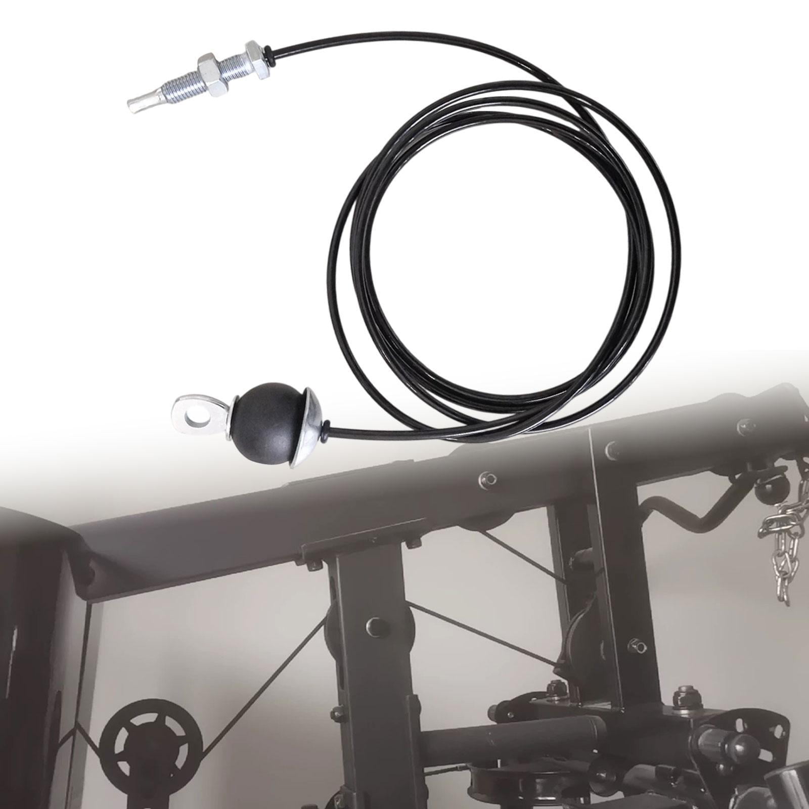 BAOSITY Fitness DIY Pulley Cable LAT Pulldown Cable Heavy Duty Strength Training Steel Wire ...