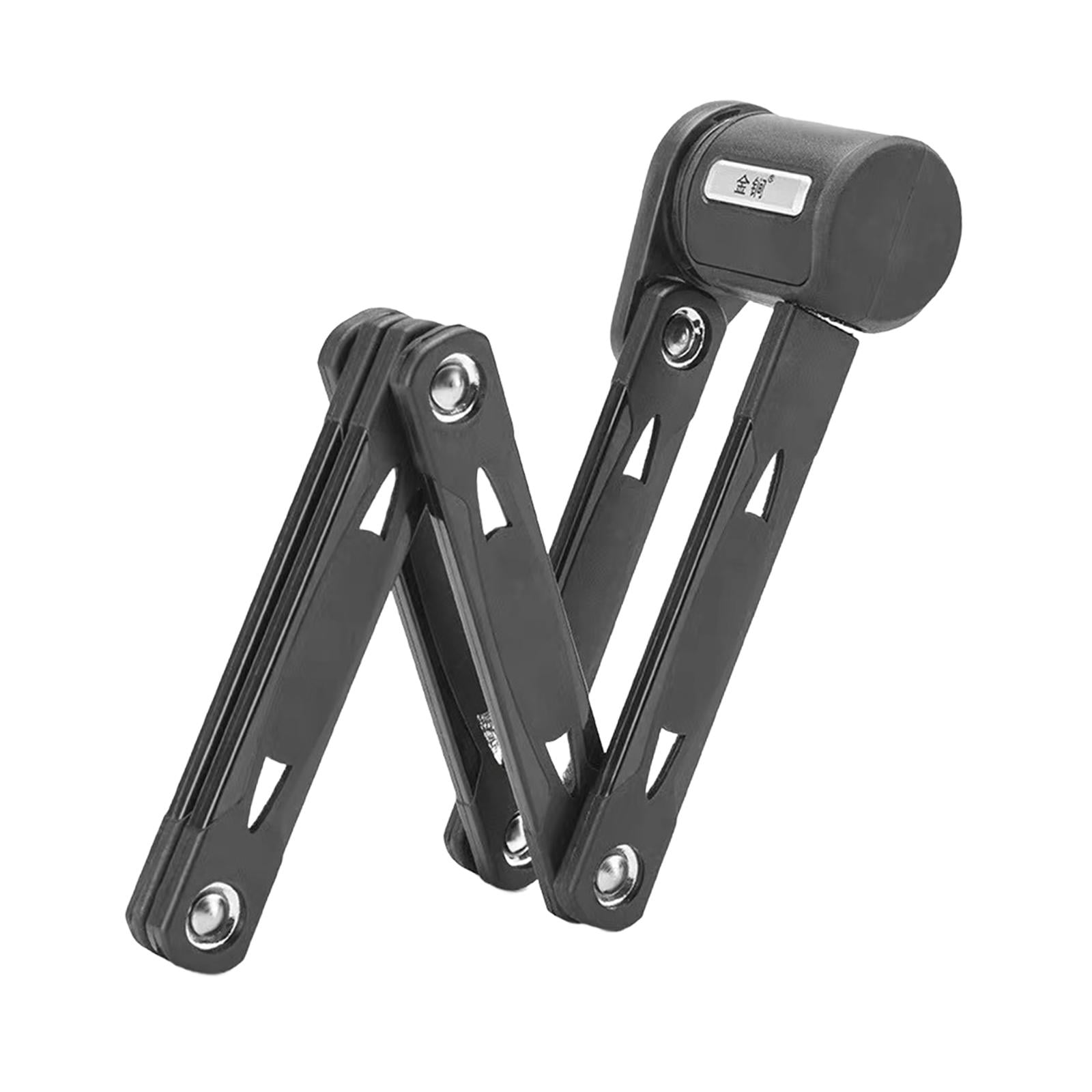 BAOSITY Folding Lock Motorcycle Lock Heavy Duty Fold Chain Fold Bike ...