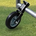 BAOSITY Gate Wheel Fence Gate Wheel Easy to Install Swivel Casters Gate ...