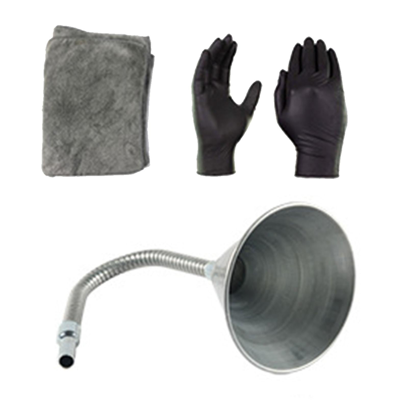 BAOSITY Generic Steel Bendable Spout Funnel with Automotive Funnel ...