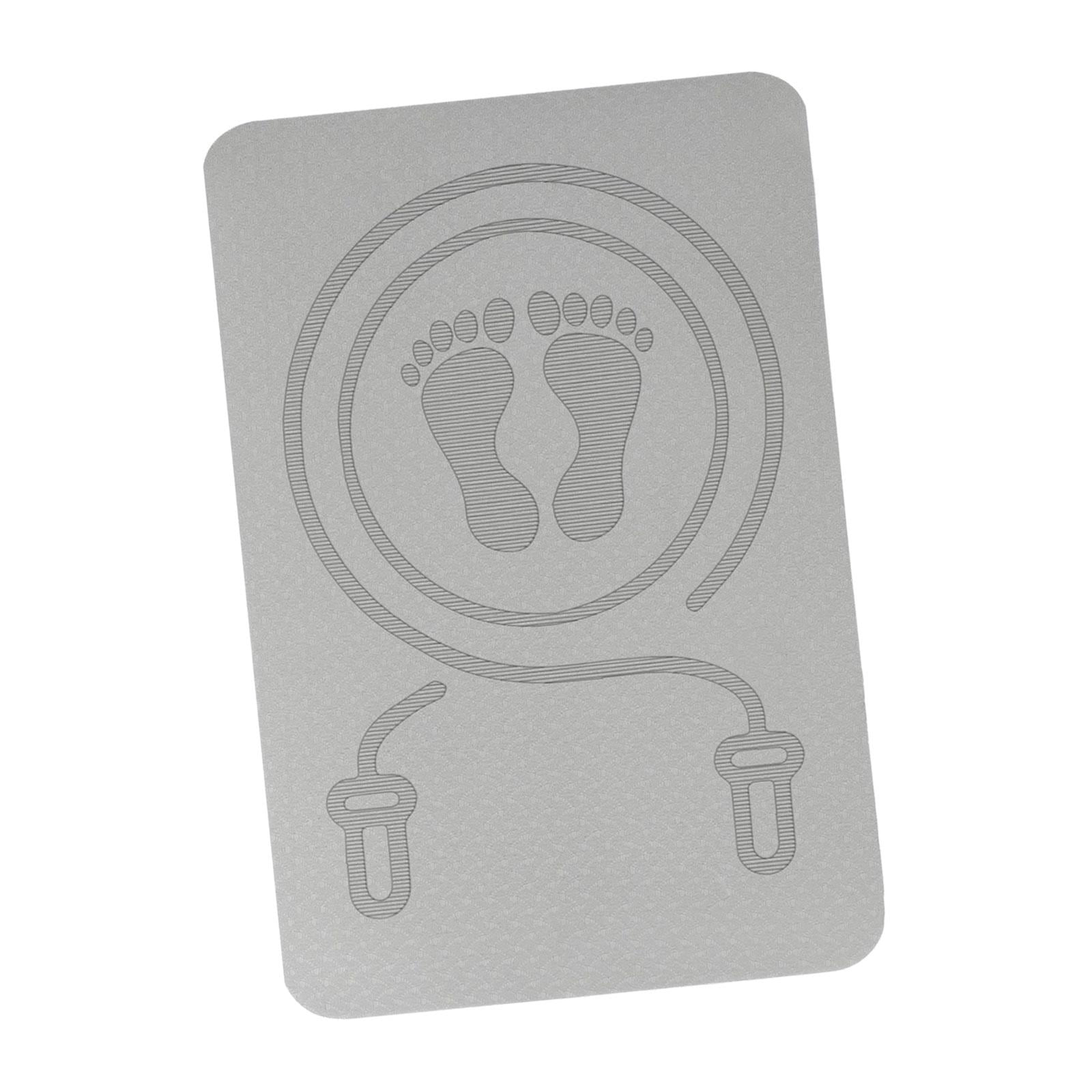 BAOSITY Jump Rope Mat Rope Skipping Mat Shockproof Antiskid Fitness ...