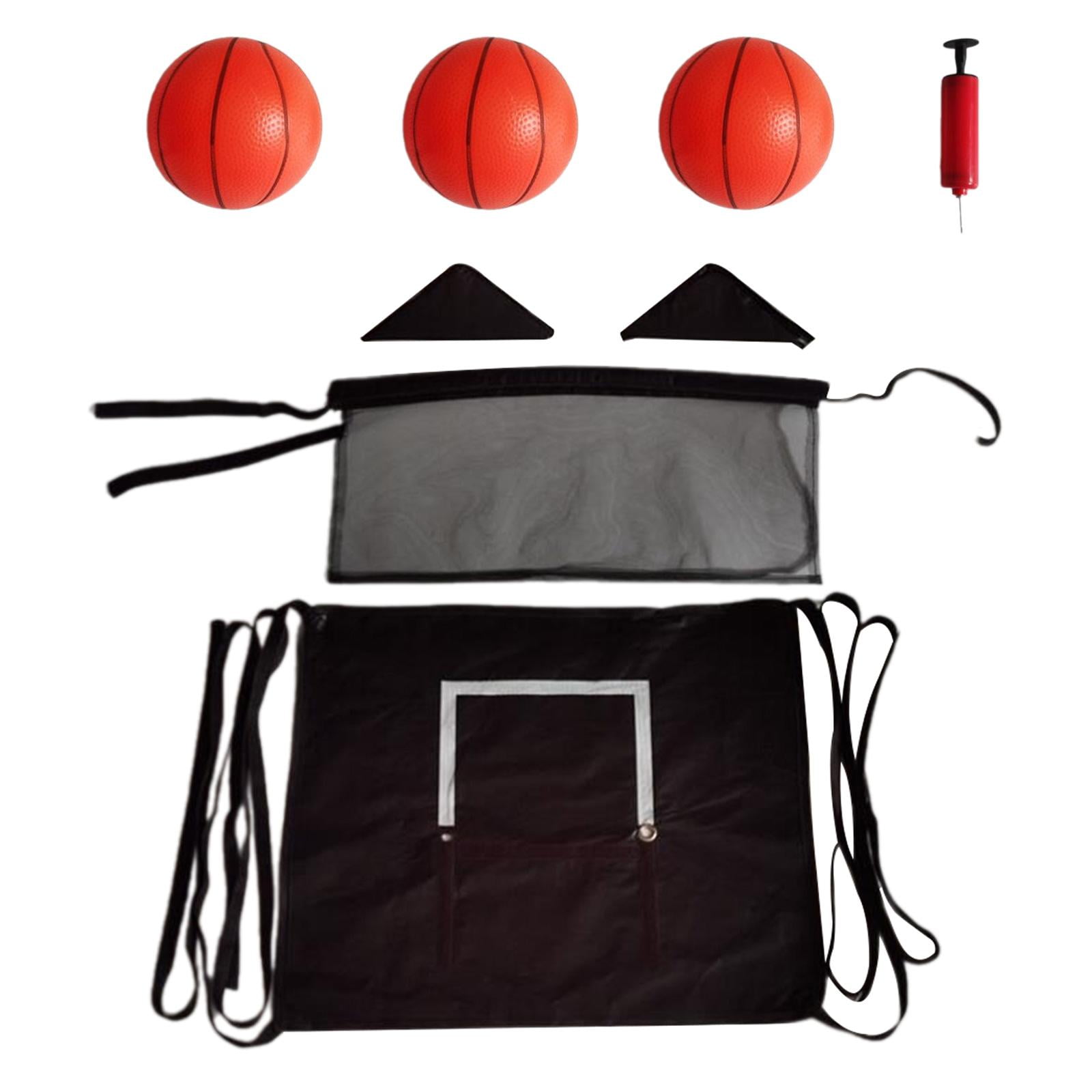 BAOSITY Mini Trampoline Basketball Hoop Trampoline Attachment Sports ...