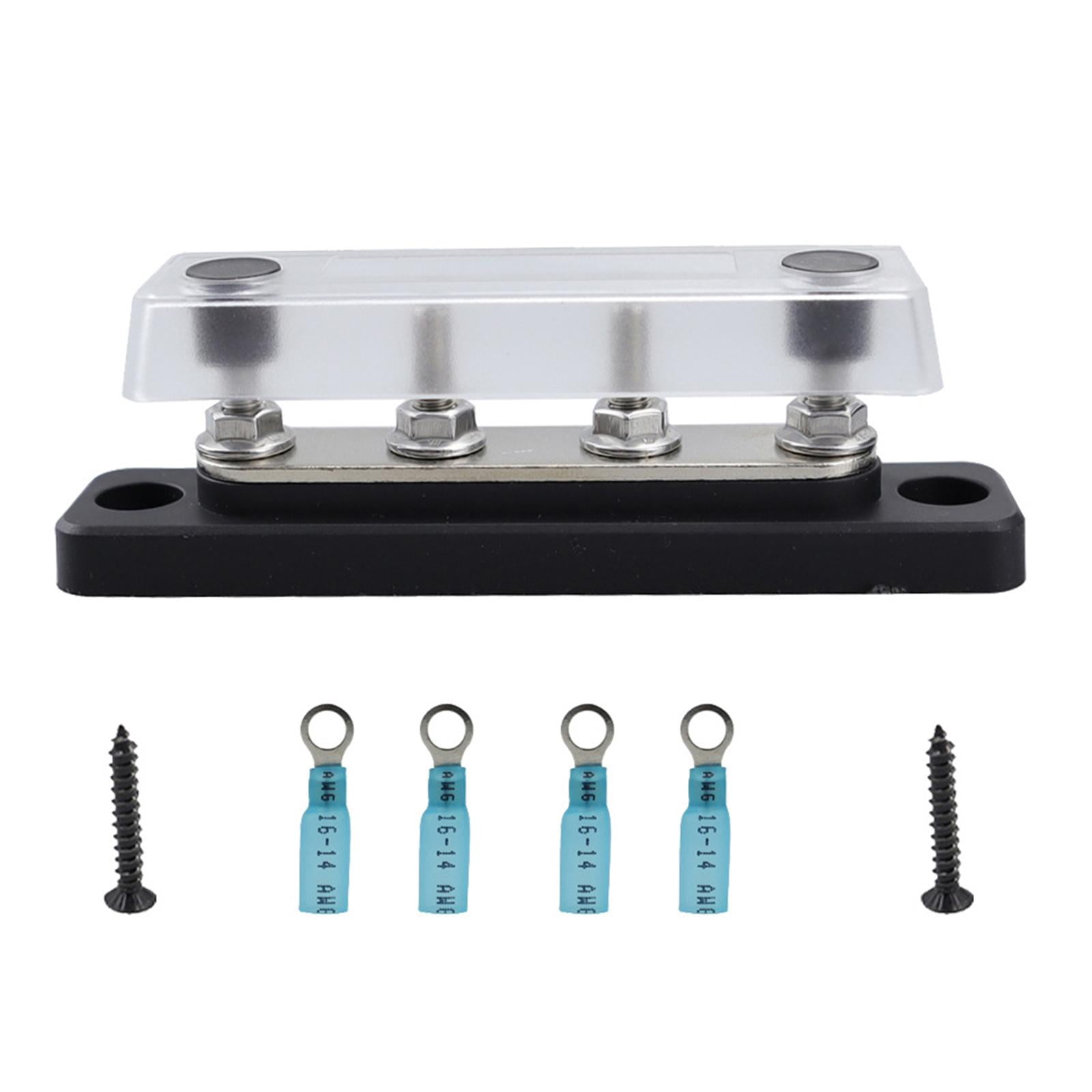 BAOSITY Power Distribution Block, 4 x M5 Terminal Stud, Easy ...