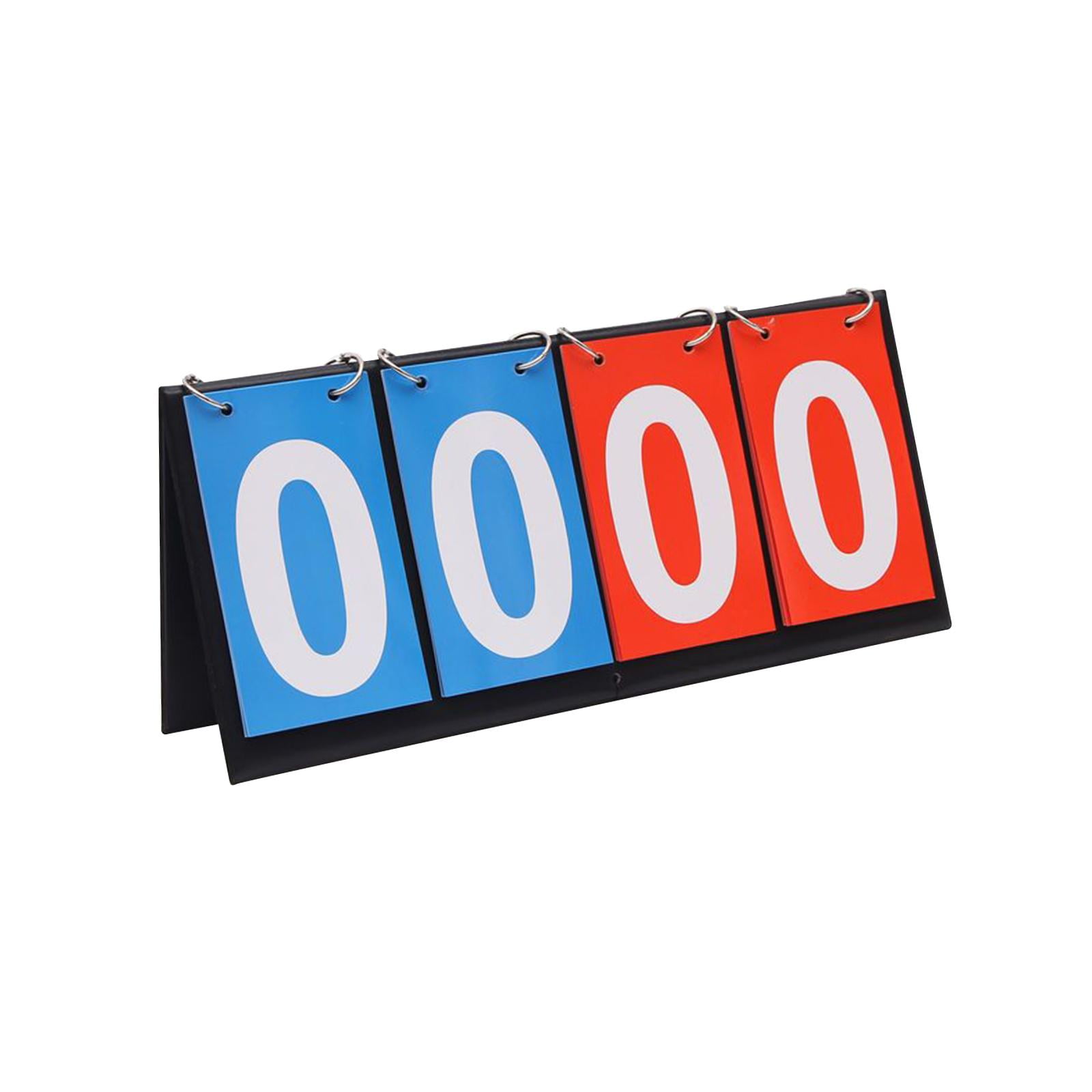 BAOSITY Table Top Scoreboard Score Board Desktop Flip Score Keeper ...