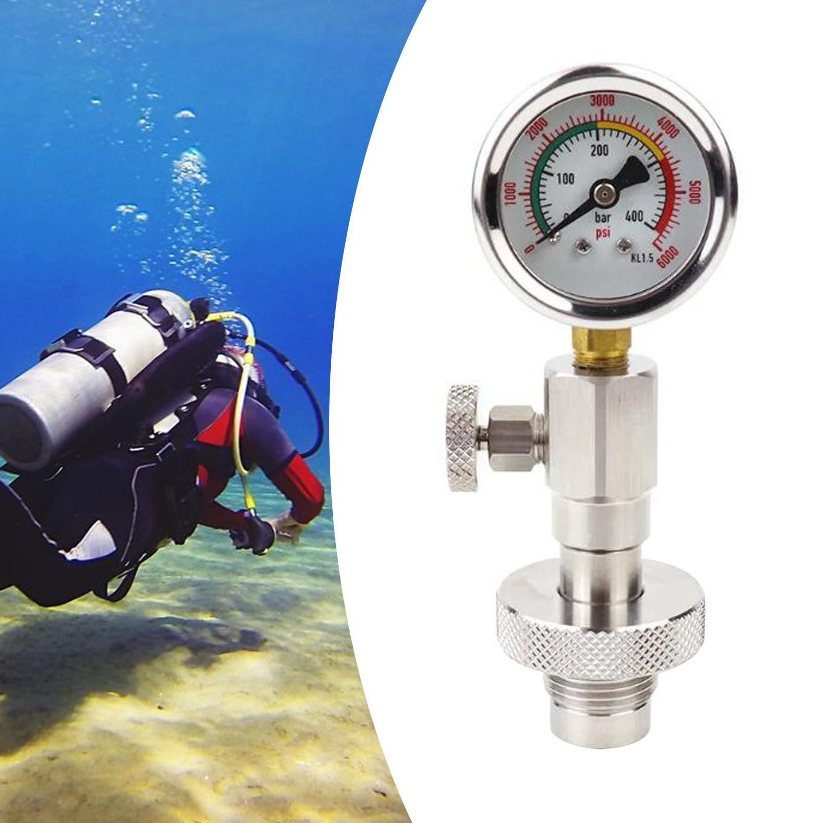 BAOSITY Yoke Tank Pressure Checker Accessory,Sturdy Compact Submersible ...