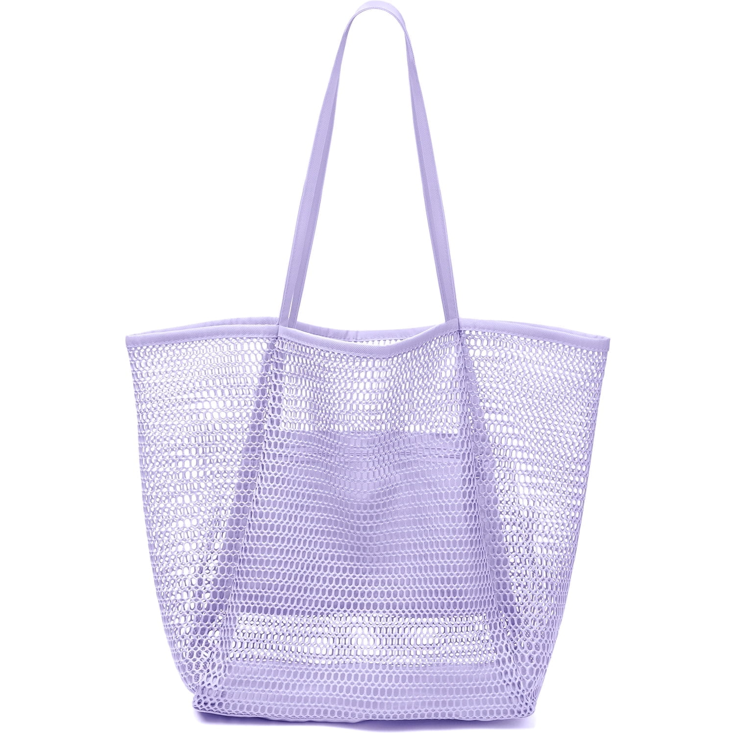 BAOSS Mesh Beach Tote Large Bag 2024 Upgrade for Women with Multiple ...