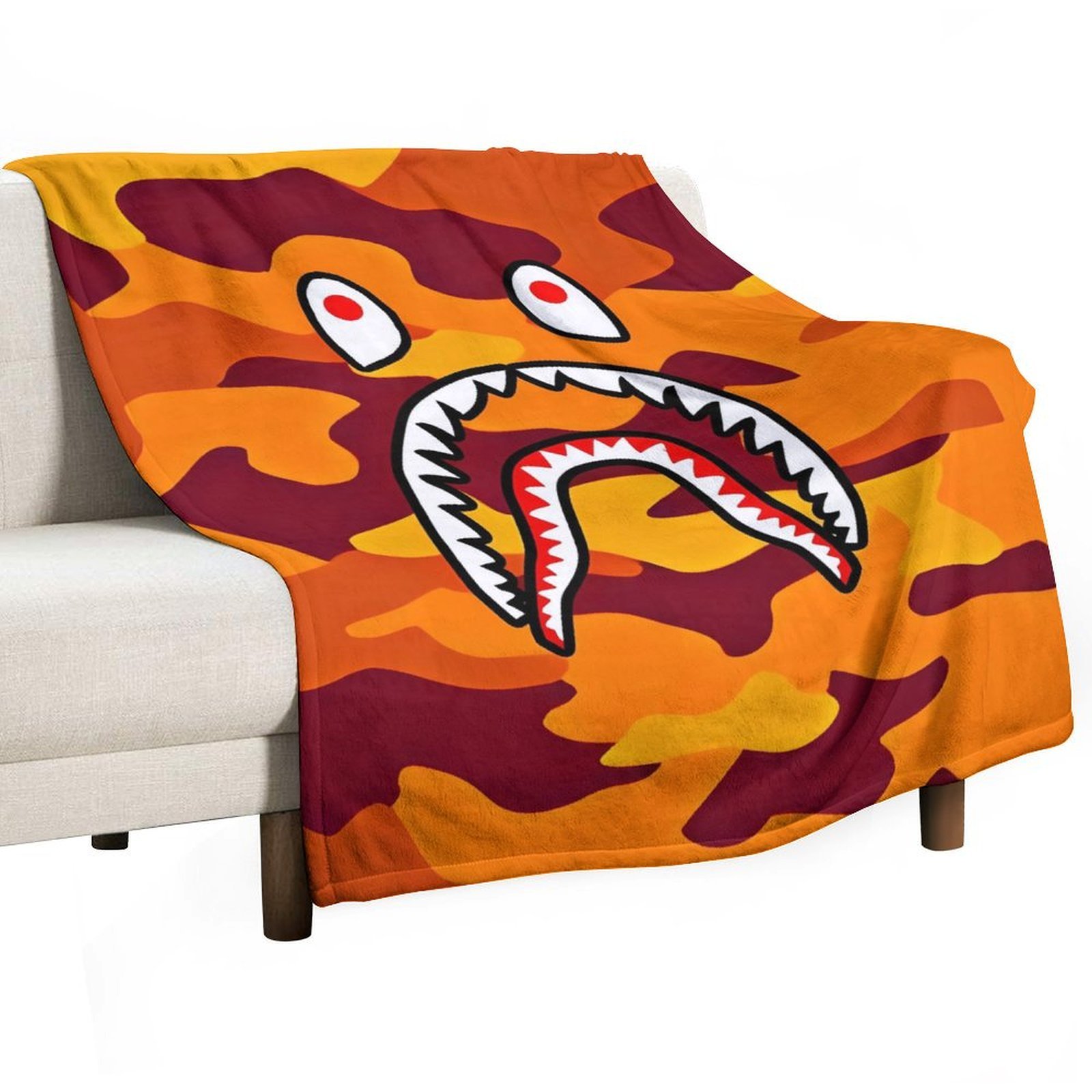 APE-5 Super Cozy Bedding Fleece Throw Blanket for Bed Home Living Room ...