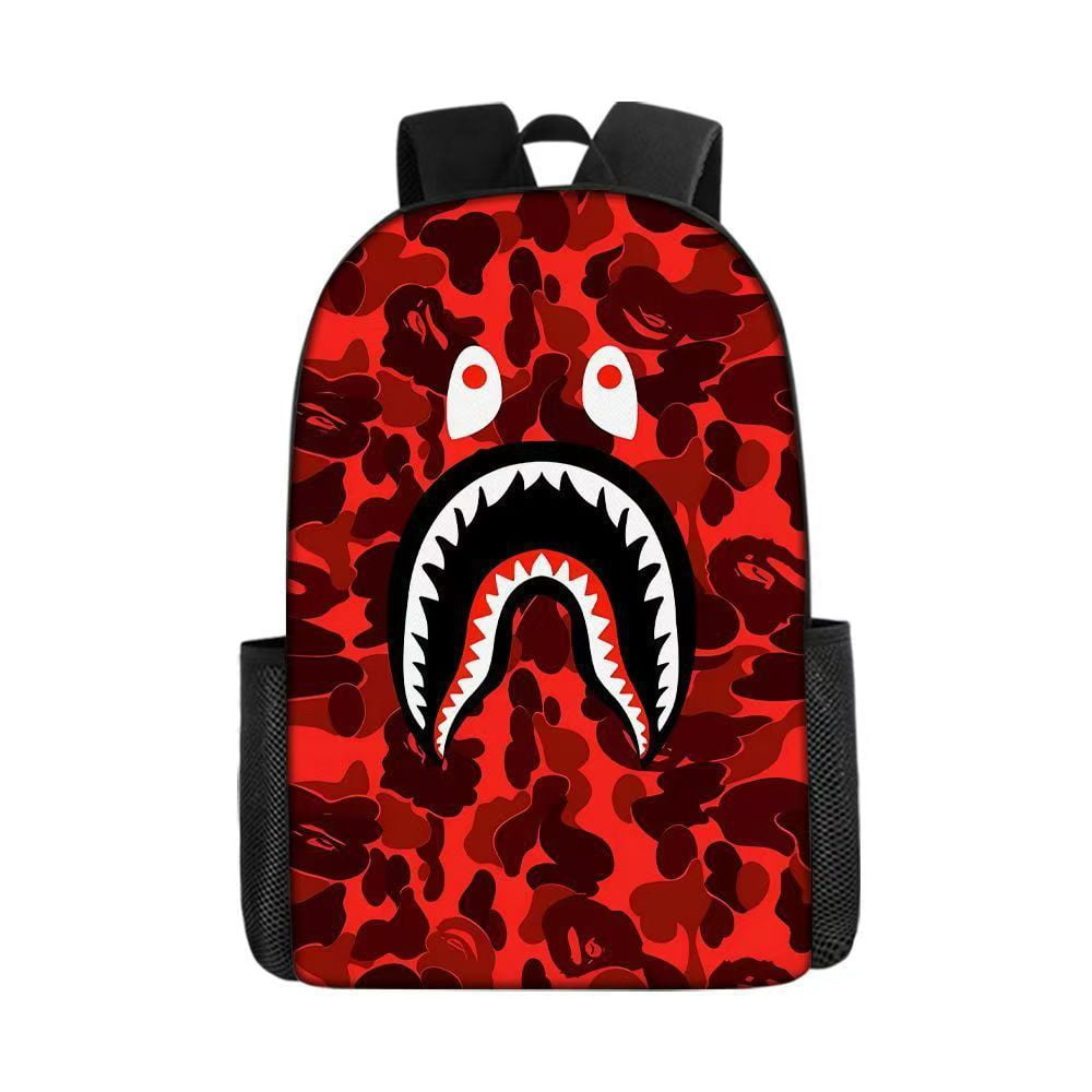 BAPE Anime Backpack for Teens Womens Mens Stylish Daypack Purse Casual ...