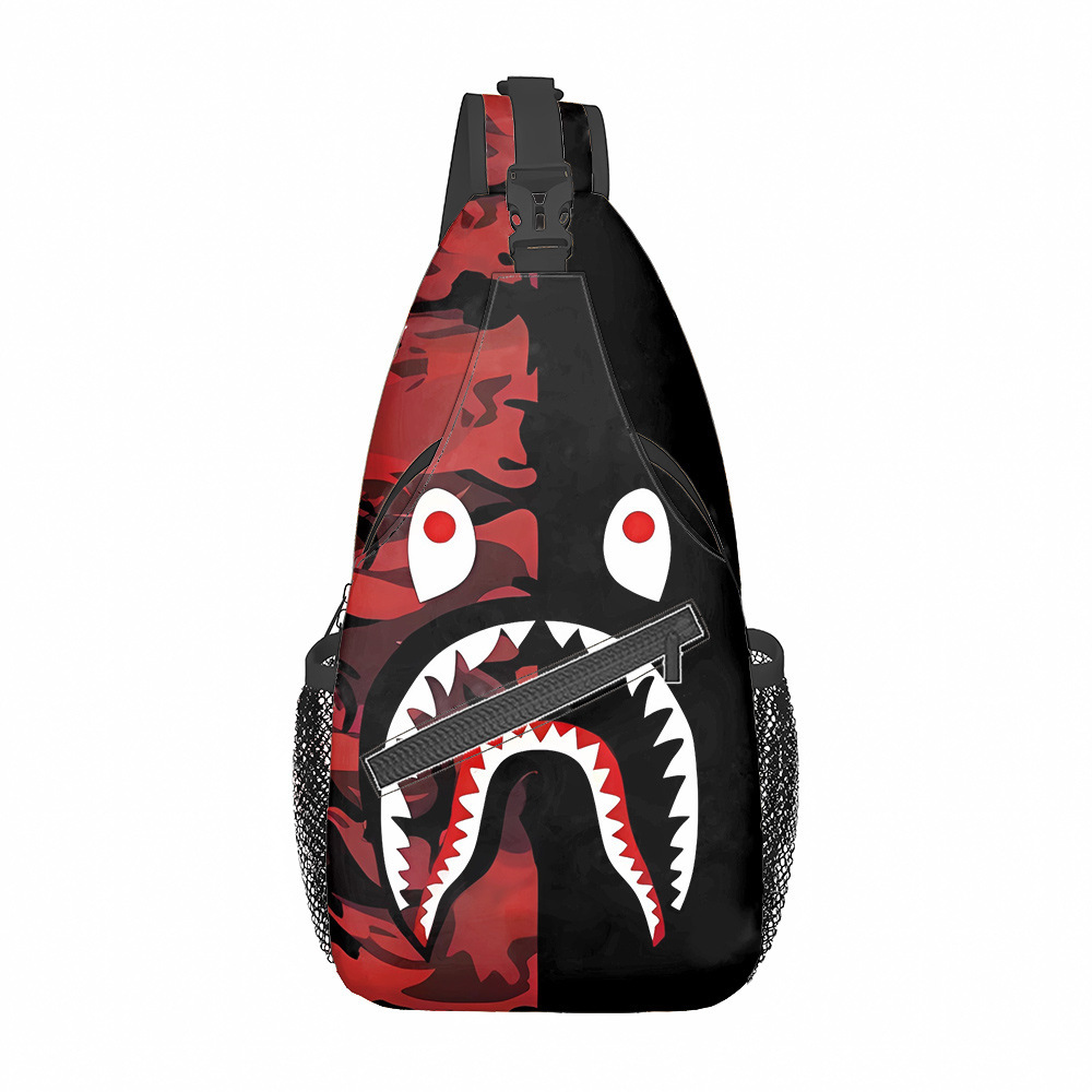 BAPE Anime Sling Bag Crossbody Bag Funny Pack for Women Cute Chest Bag ...