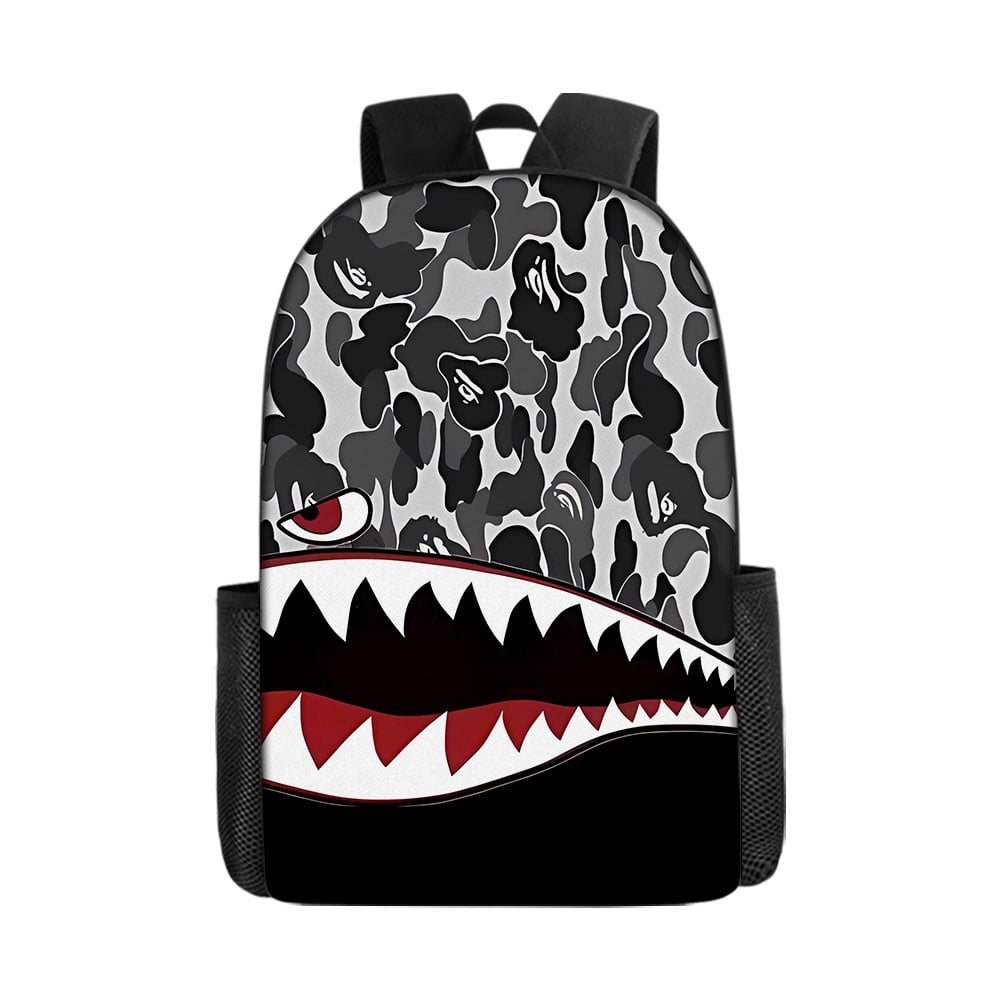 BAPE Anime Travel Backpack for Teens/Womens/Mens/ Casual Daypack ...