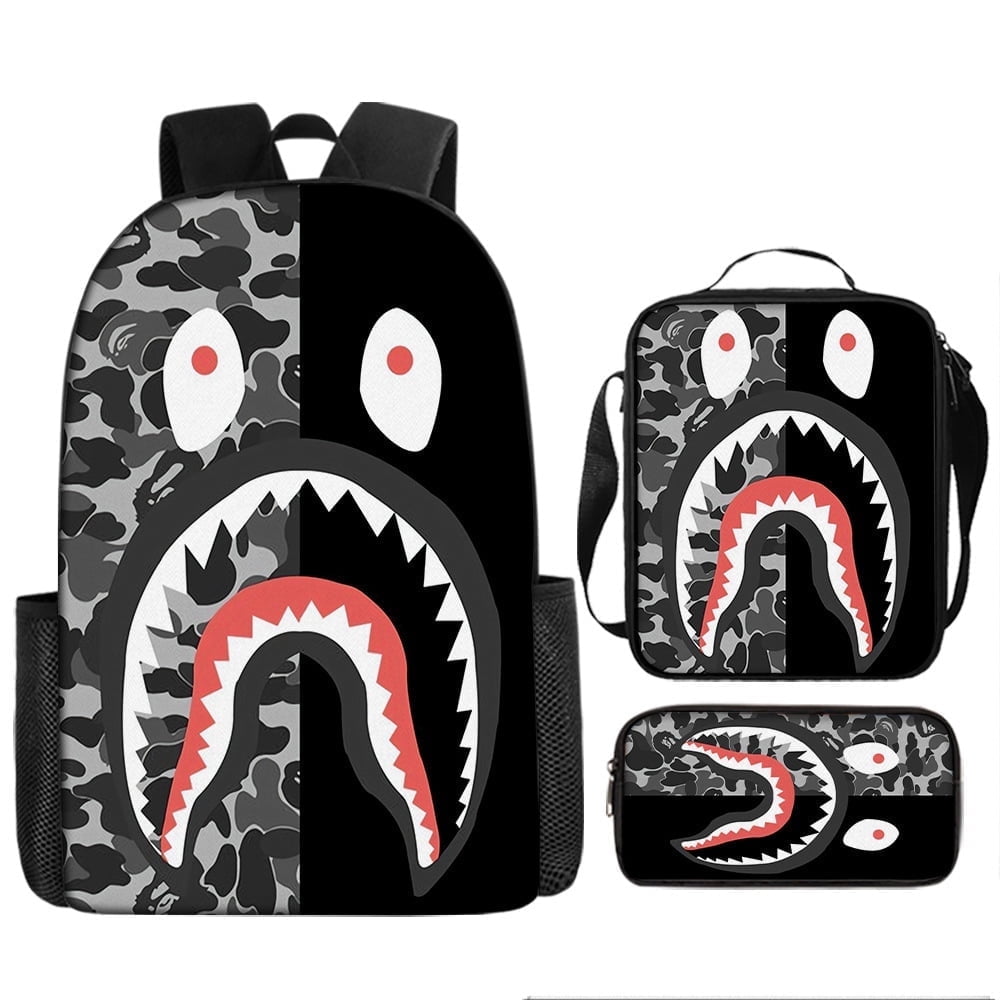 BAPE Anime Travel Backpack for Teens/Womens/Mens/ Casual Daypack ...