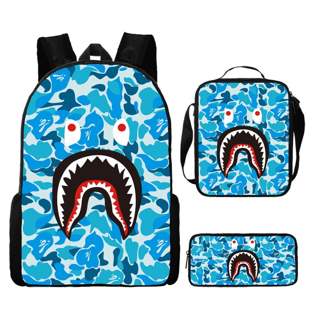 BAPE Anime Travel Backpack for Teens/Womens/Mens/ Casual Daypack ...