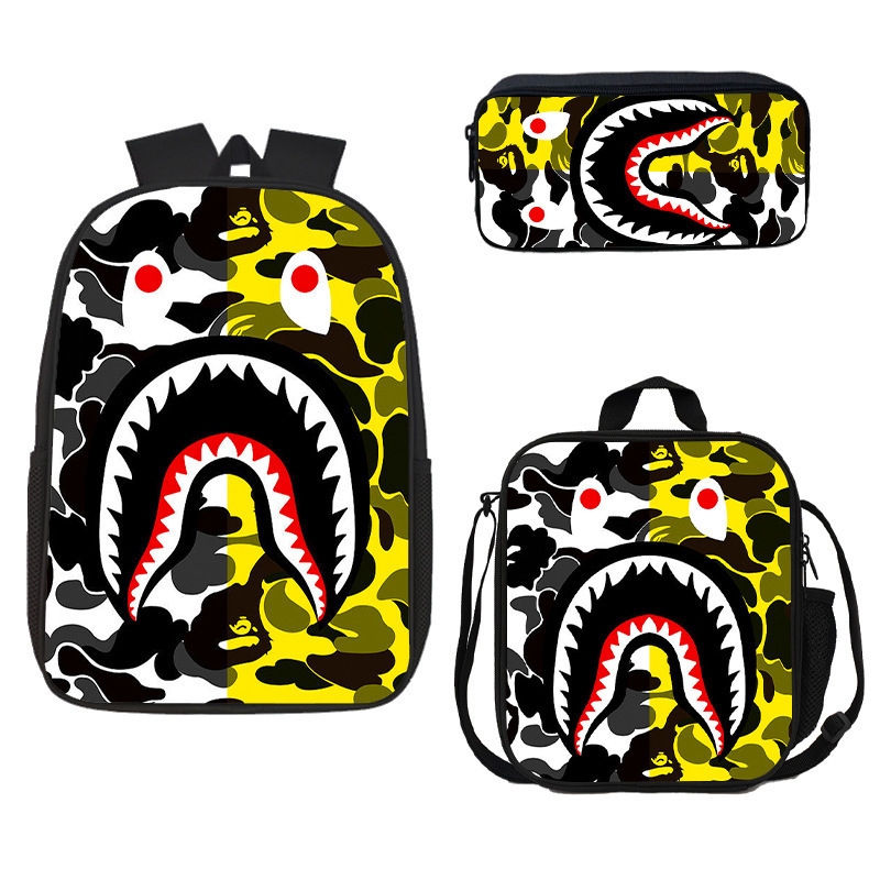 BAPE Anime Travel Backpack for Teens/Womens/Mens/ Casual Daypack ...