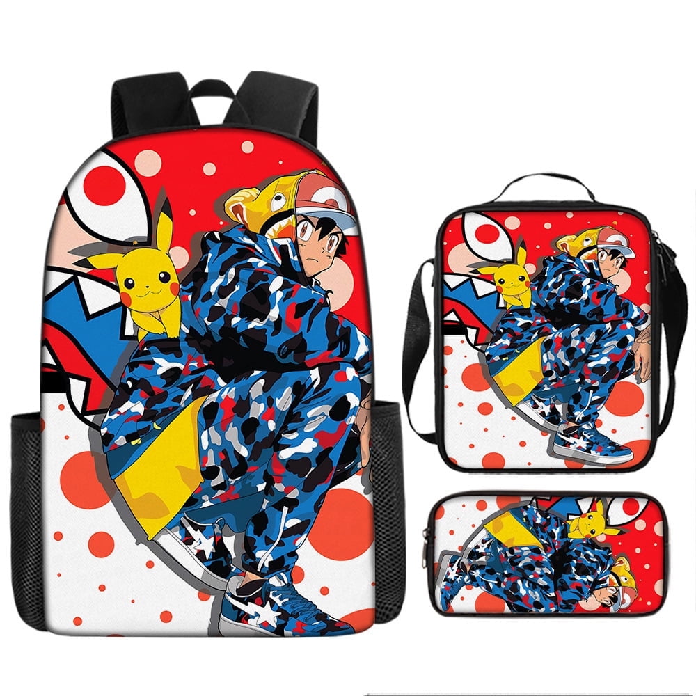 BAPE Anime Travel Backpack for Teens/Womens/Mens/ Casual Daypack ...