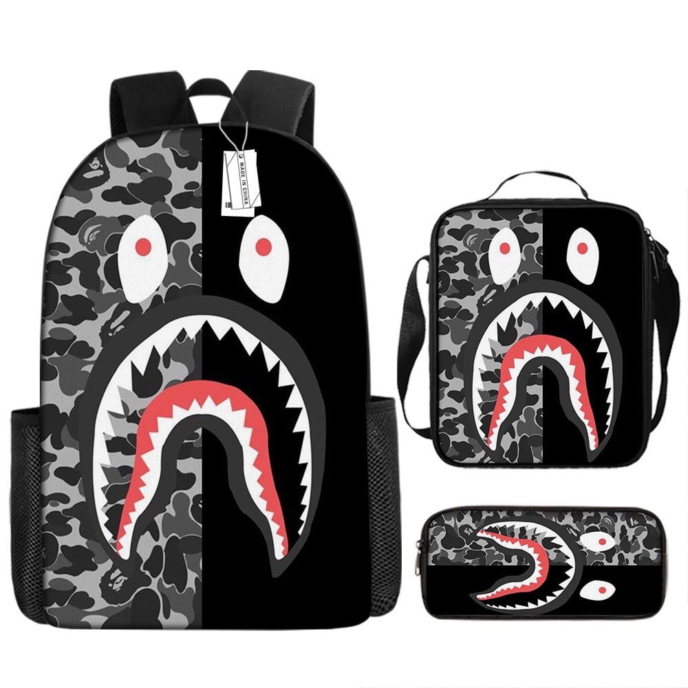 BAPE Anime Travel Backpack for Teens/Womens/Mens/ Casual Daypack ...