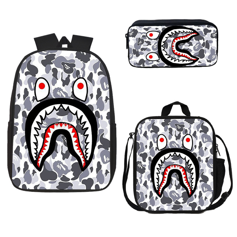 BAPE Anime Travel Backpack for Teens/Womens/Mens/ Casual Daypack ...