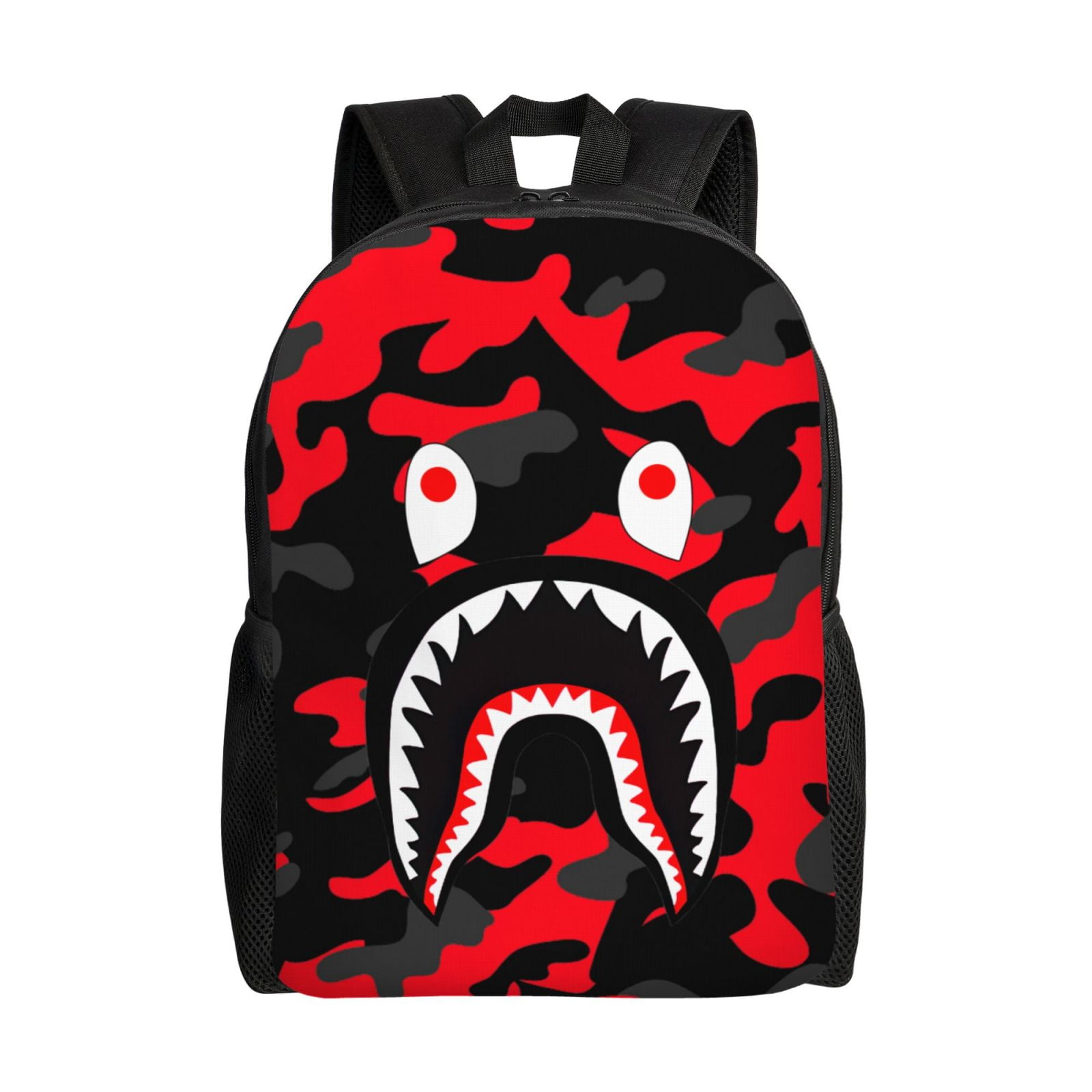 BAPE Backpack High-Capacity Durable School Backpack Shark Bag, Laptop ...