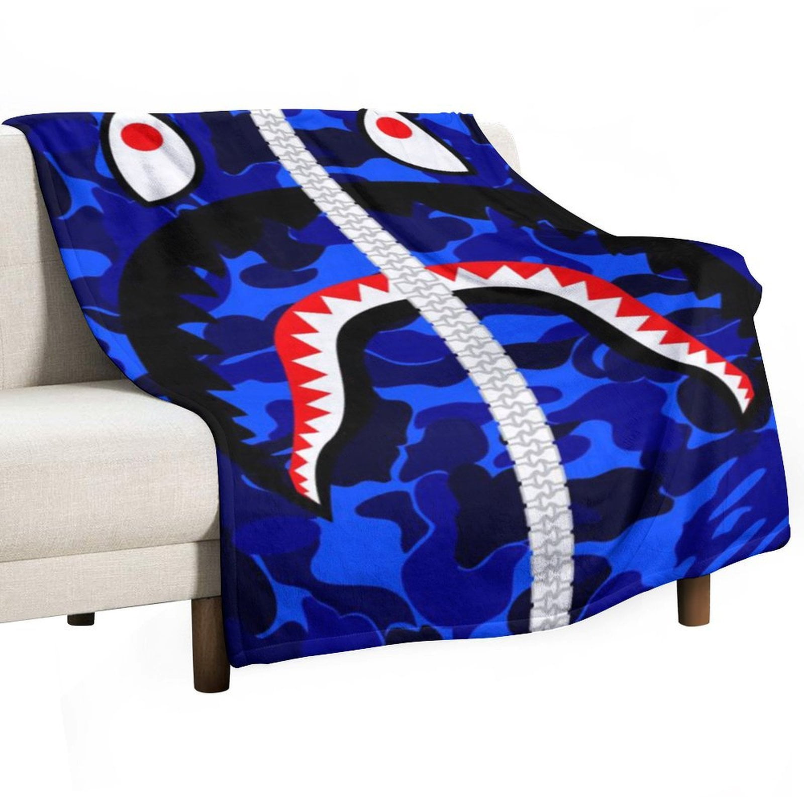 APE Fashion Bedding Fleece Throw Blanket for Couch Home Living Room ...