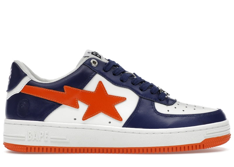 BAPE Men's A Bathing Ape Bape Sta #3 M2 White Blue Orange Shoes, from ...