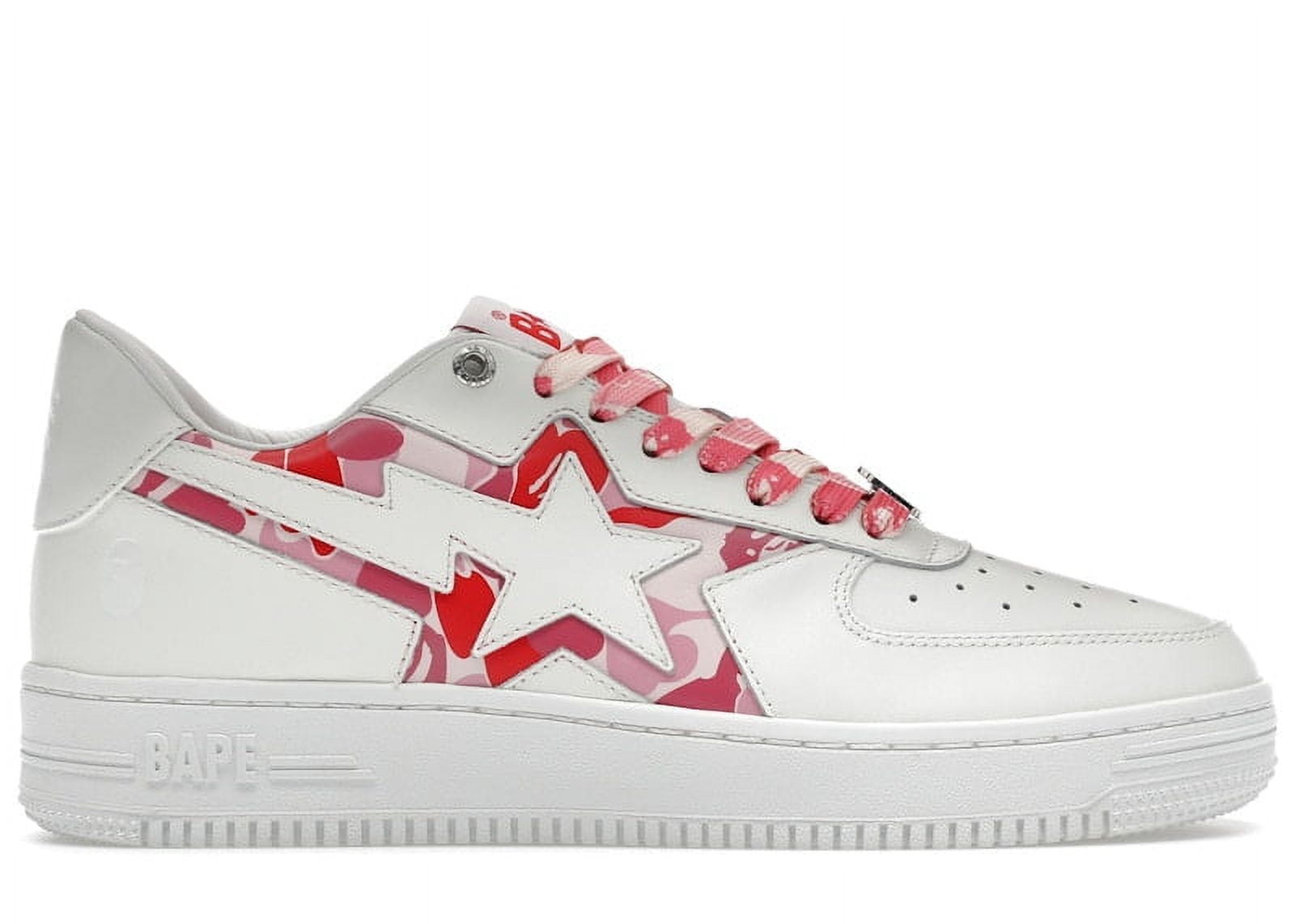 BAPE Men's A Bathing Ape Bape Sta Icon ABC Camo Pink Basketball Shoes ...