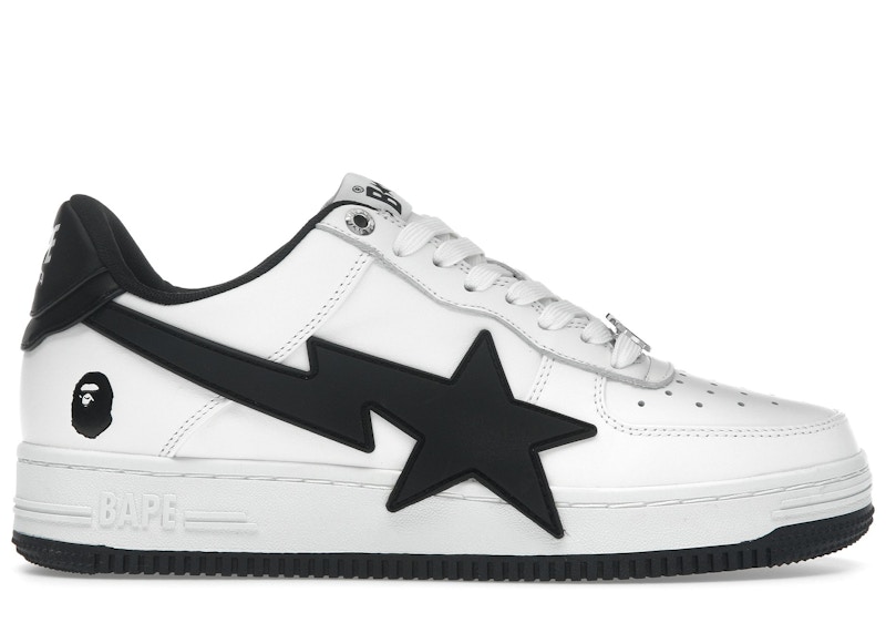 BAPE Men's A Bathing Ape Bape Sta OS #2 White Black, from StockX ...
