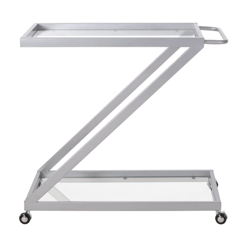 BAR CART,With clean, precise lines and an eye-catching Z-shaped frame ...