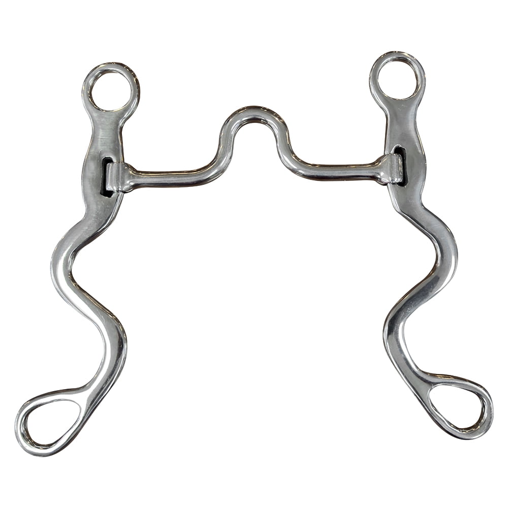 BAR H EQUINE Western Horse 5 In Mouth Cavalry Shank Ported With ...