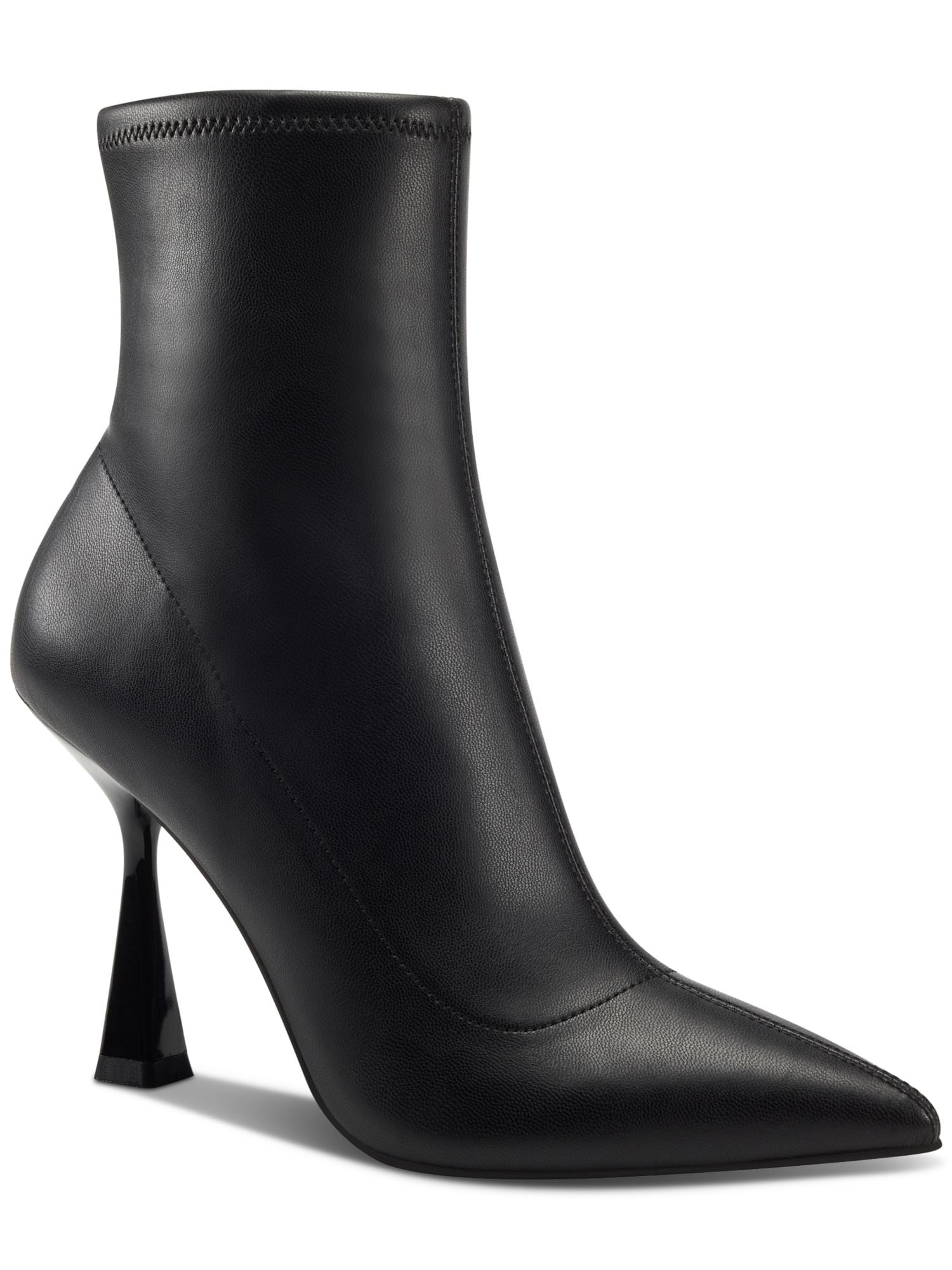 BAR III Womens Black Sock Boot Stretch Cushioned Olevia Pointed Toe ...