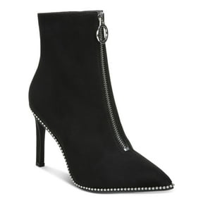 INC Womens Black 1-1/2" Platform Comfort Alize Round Toe Stiletto Zip ...