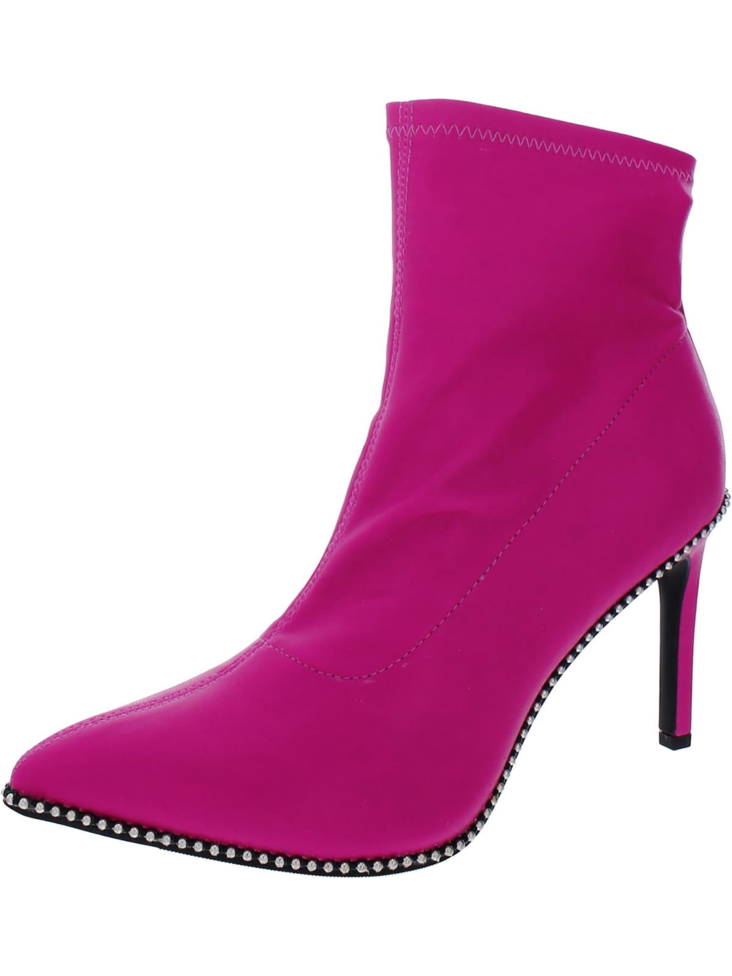BAR III Womens Pink Ball Chain Detail Stretch Melanay Pointed Toe ...