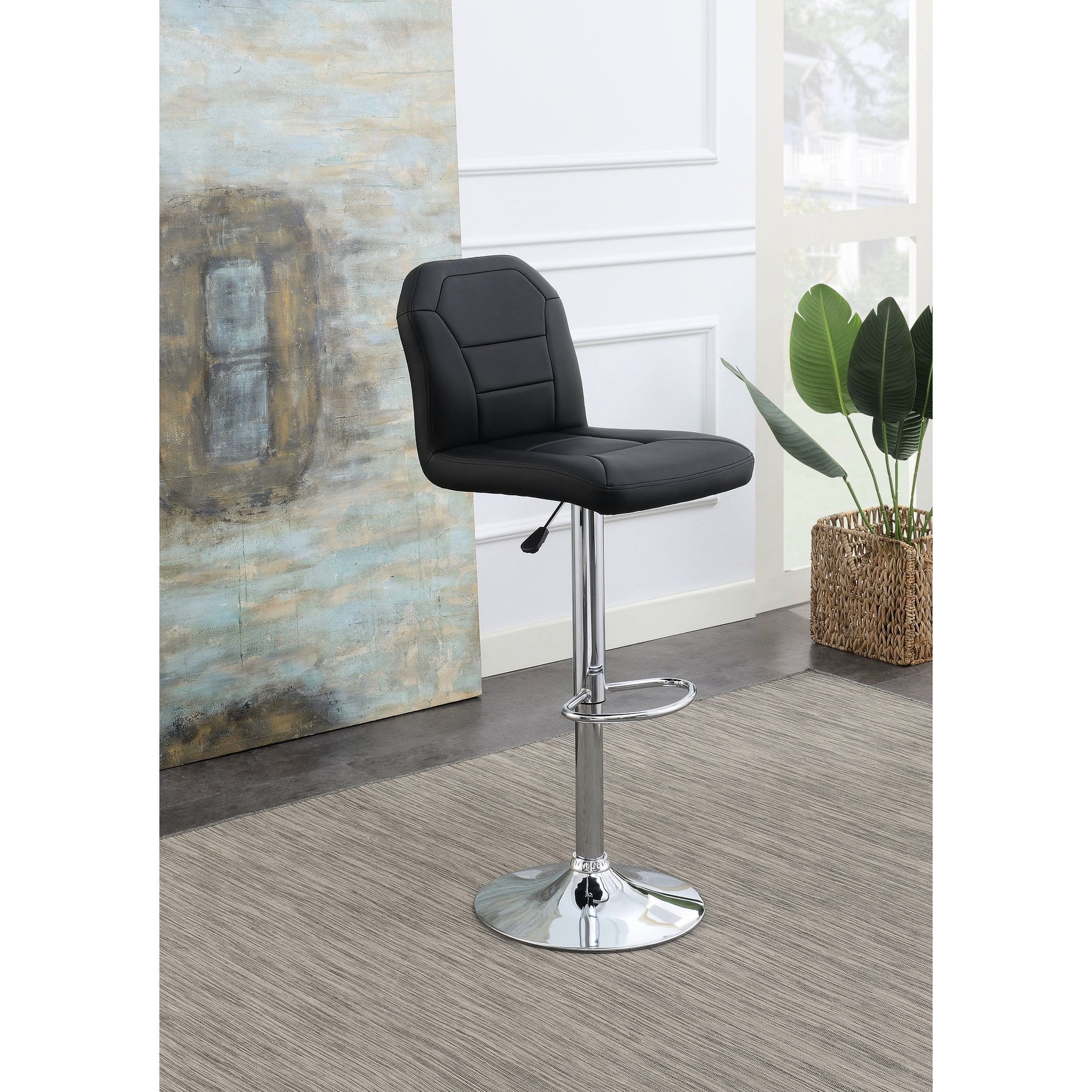 BAR STOOL | Enjoy Serving Drinks to Guests | Leather-Like Fabric ...