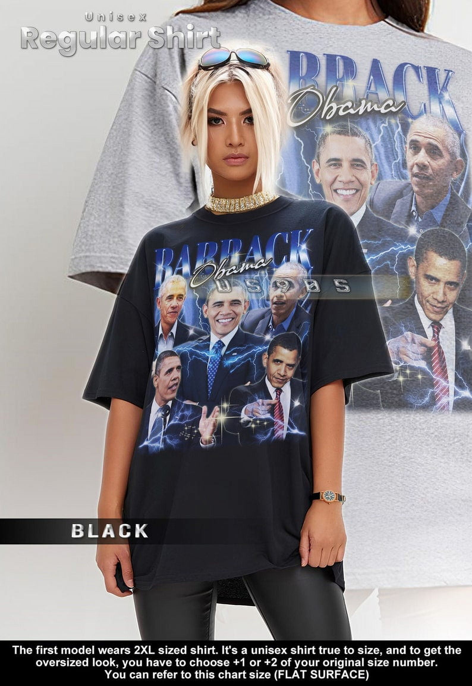 BARACK OBAMA Shirt, Barack Obama Vintage Shirt, Barack Obama Retro 90s ...