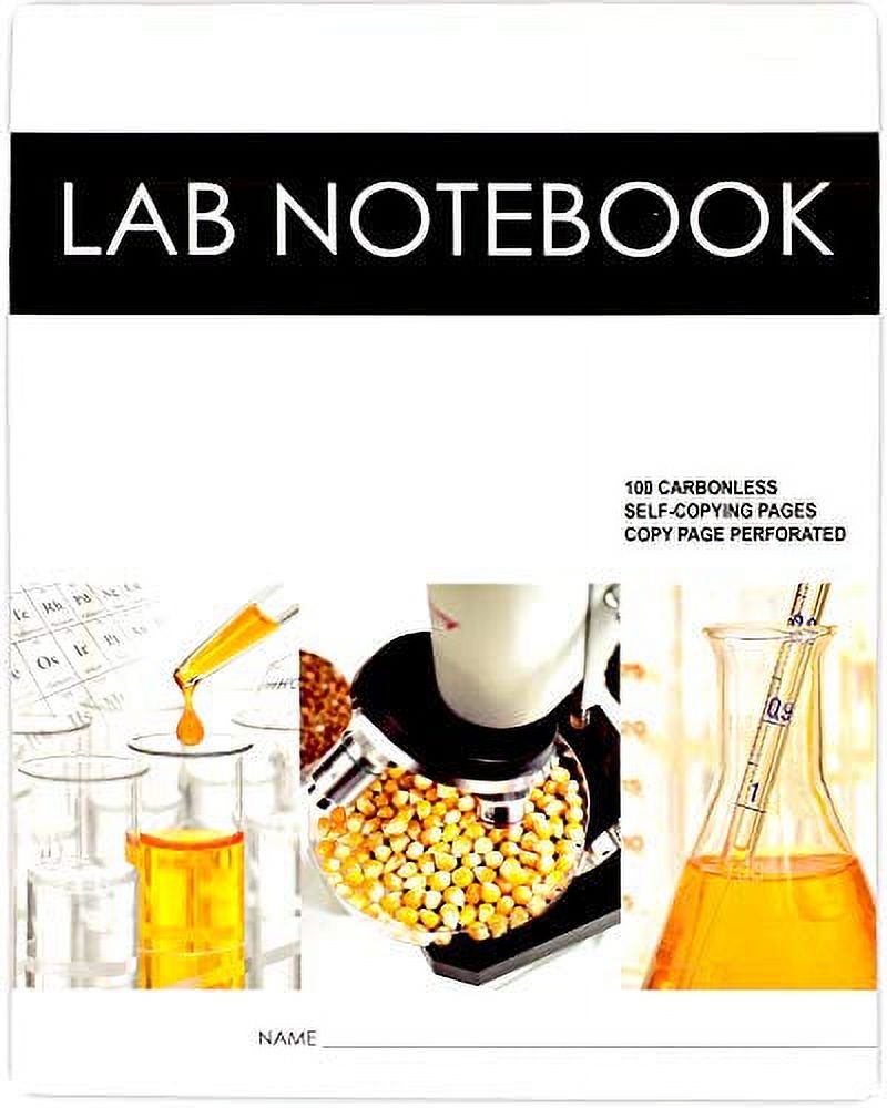 Pre-Owned BARBAKAM Lab Notebook 100 Carbonless Pages Spiral Bound (Copy ...