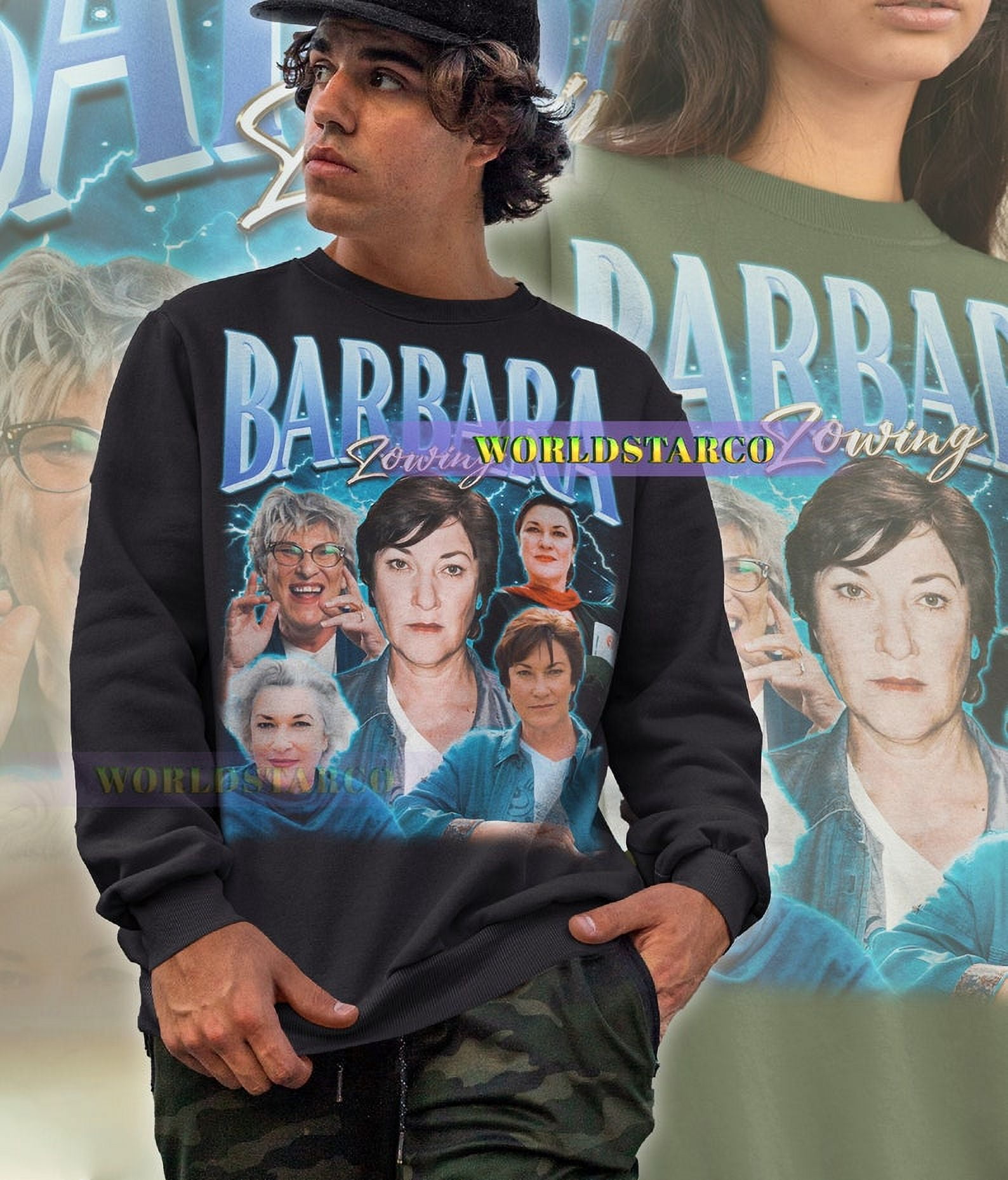 BARBARA LOWING Sweatshirt, Barbara Lowing Homage Sweatshirtter, Barbara ...