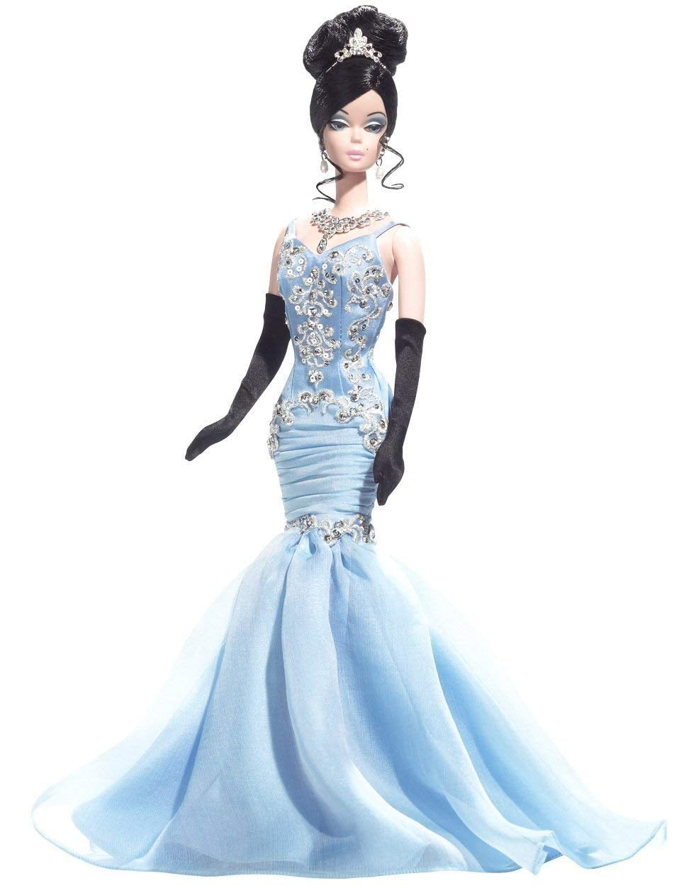 Barbie BFMC The Soiree Genuine Silkstone Doll Gold Label 2007 Mattel ...